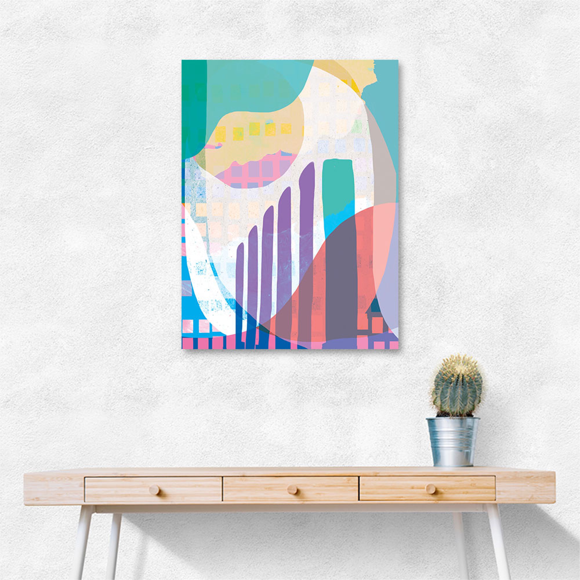 Colorful City Wall Art