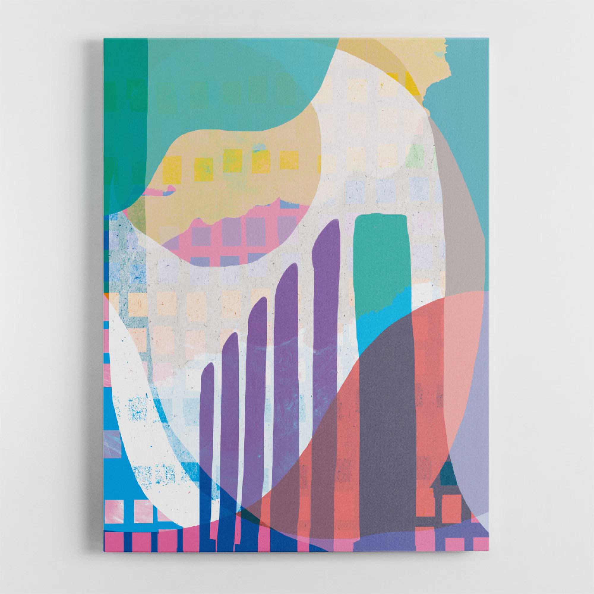Colorful City Wall Art