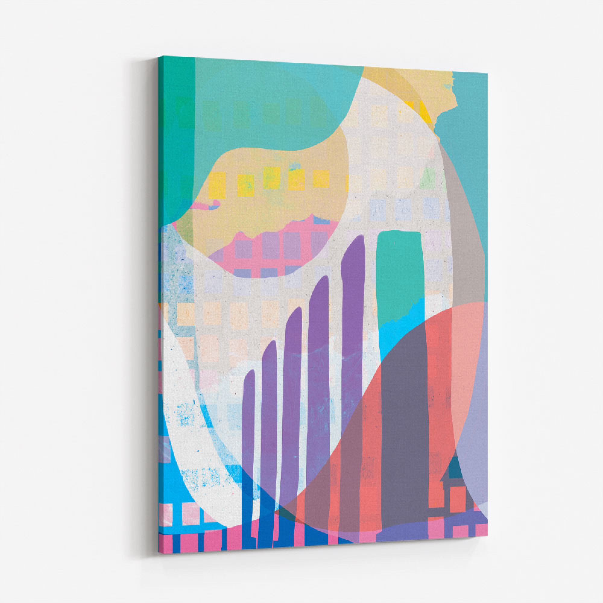 Colorful City Wall Art