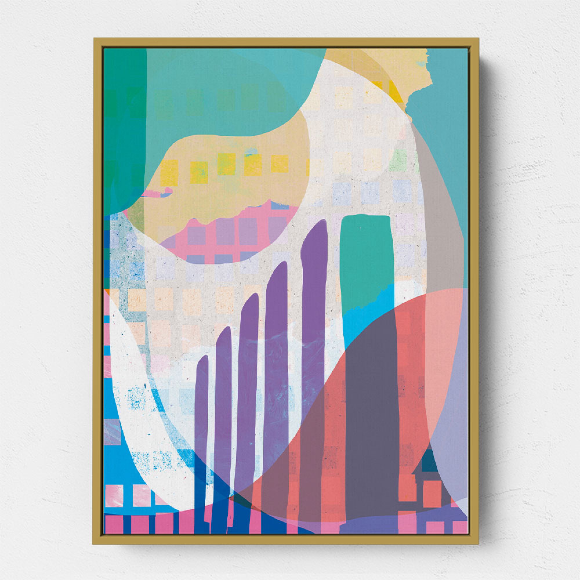 Colorful City Wall Art