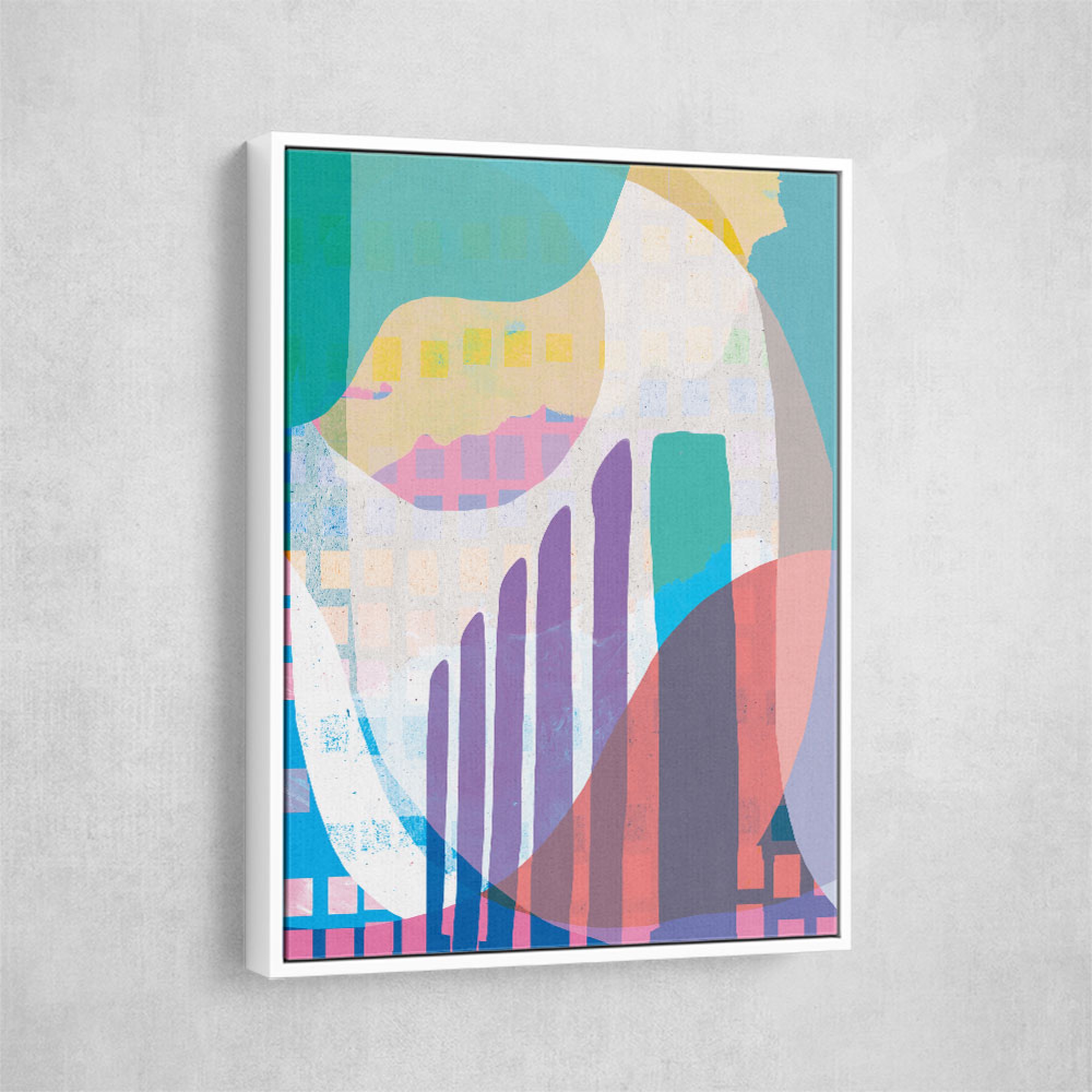 Colorful City Wall Art