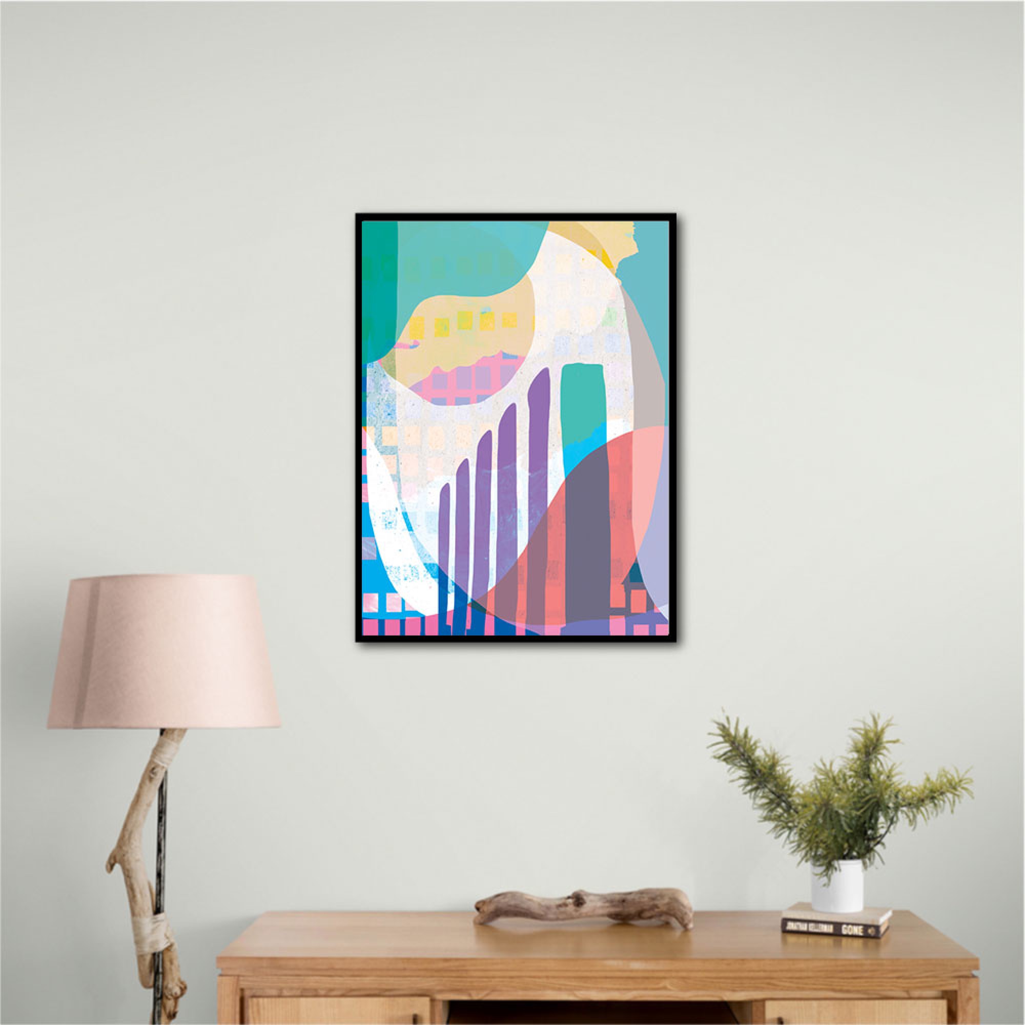 Colorful City Wall Art
