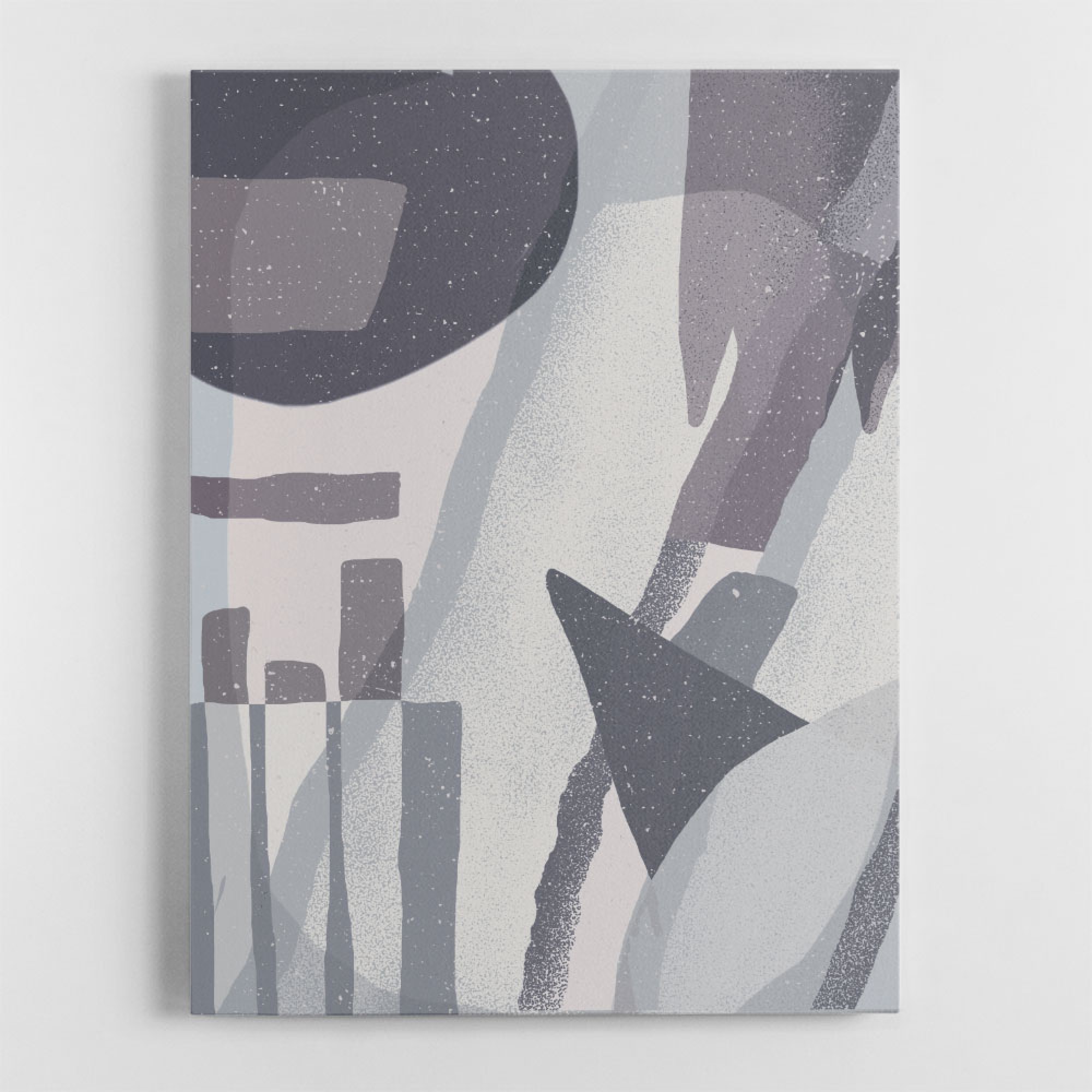 Abstract in the Grey Wall Art