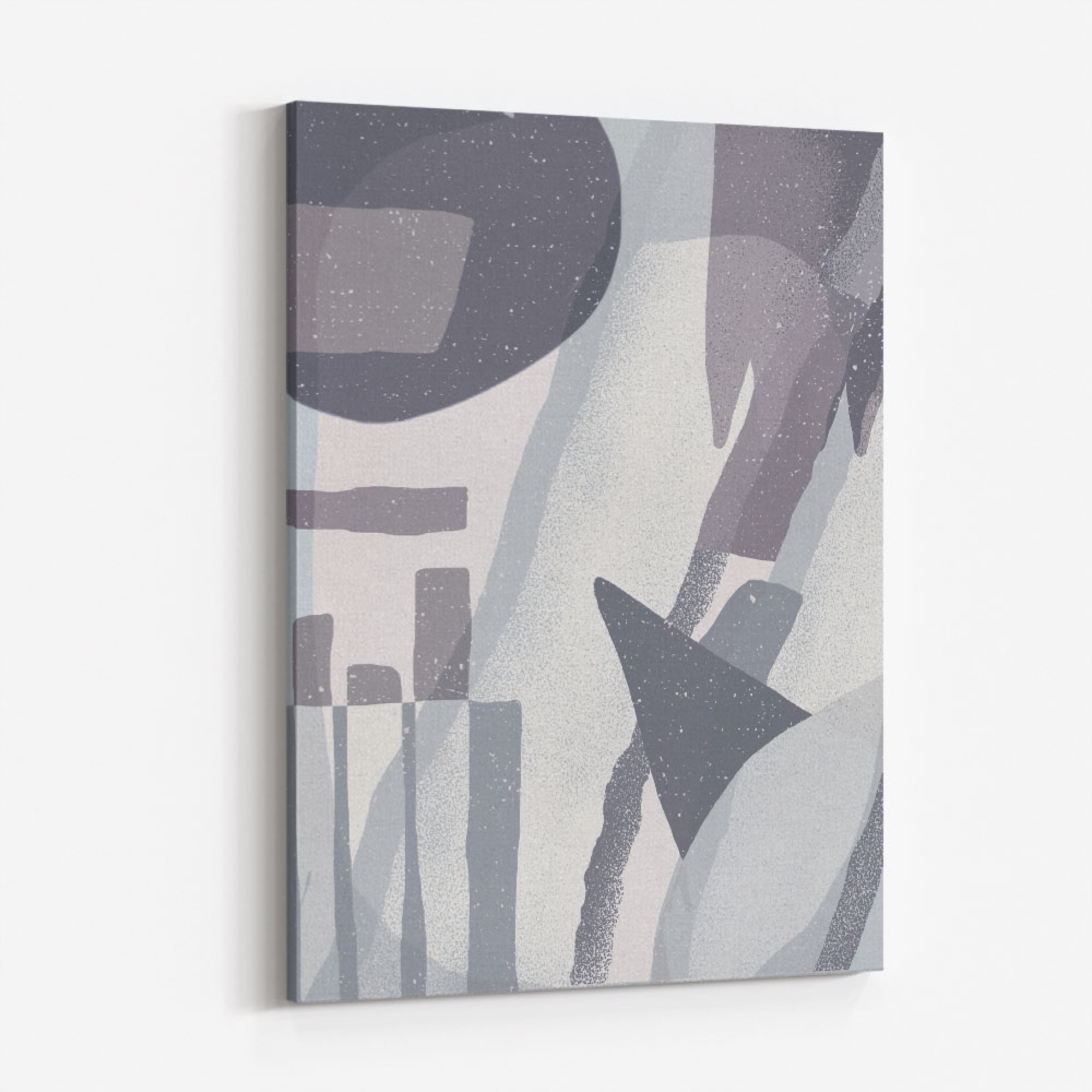 Abstract in the Grey Wall Art