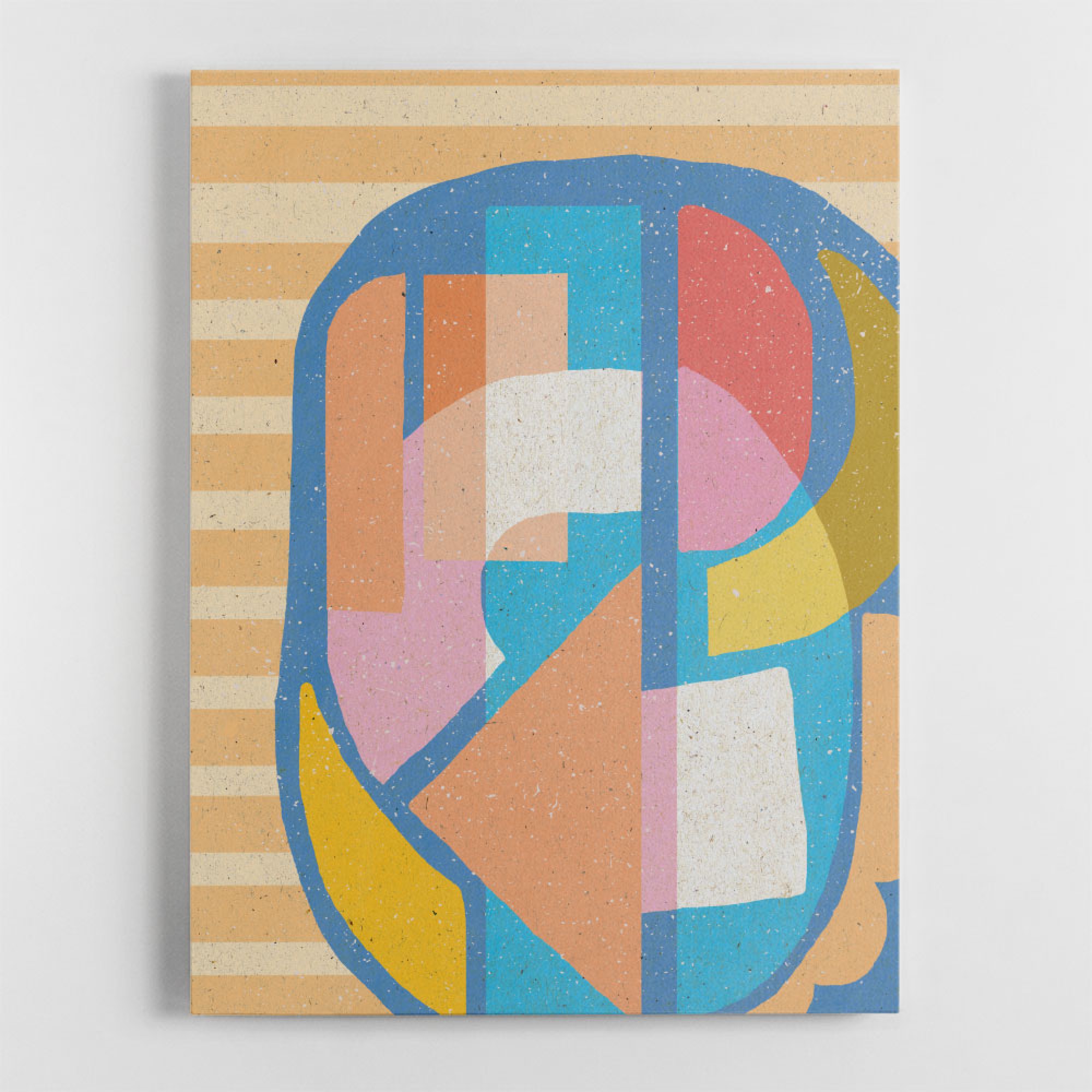 Signs a Block Wall Art