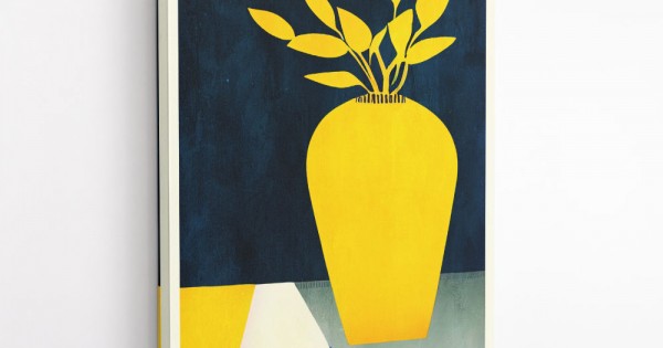 Les Fleurs Jaunes Wall Art