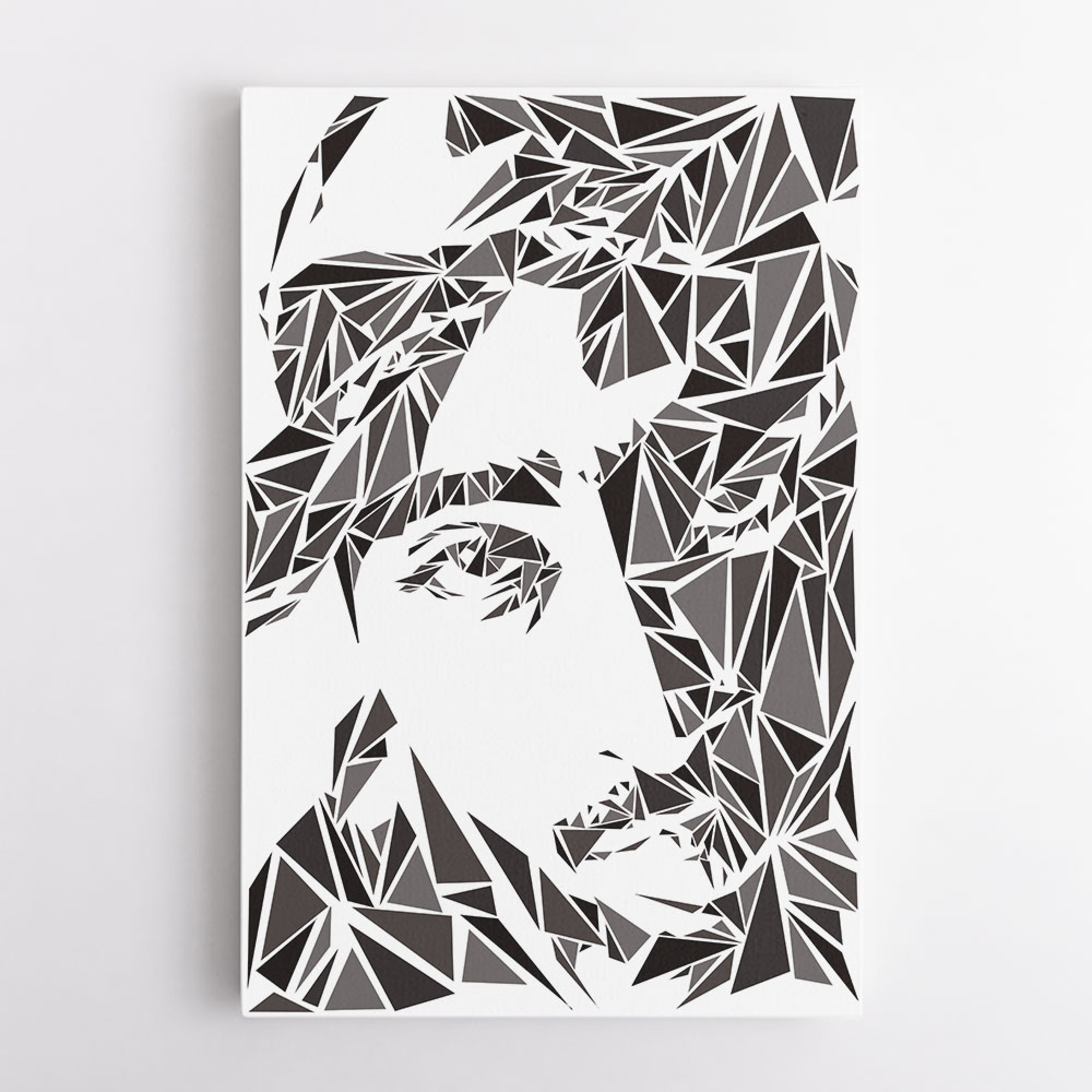 Tupac Abstract Wall Art