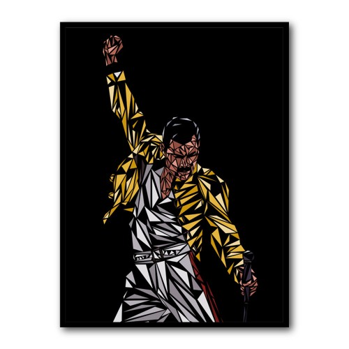 Tupac Abstract Wall Art