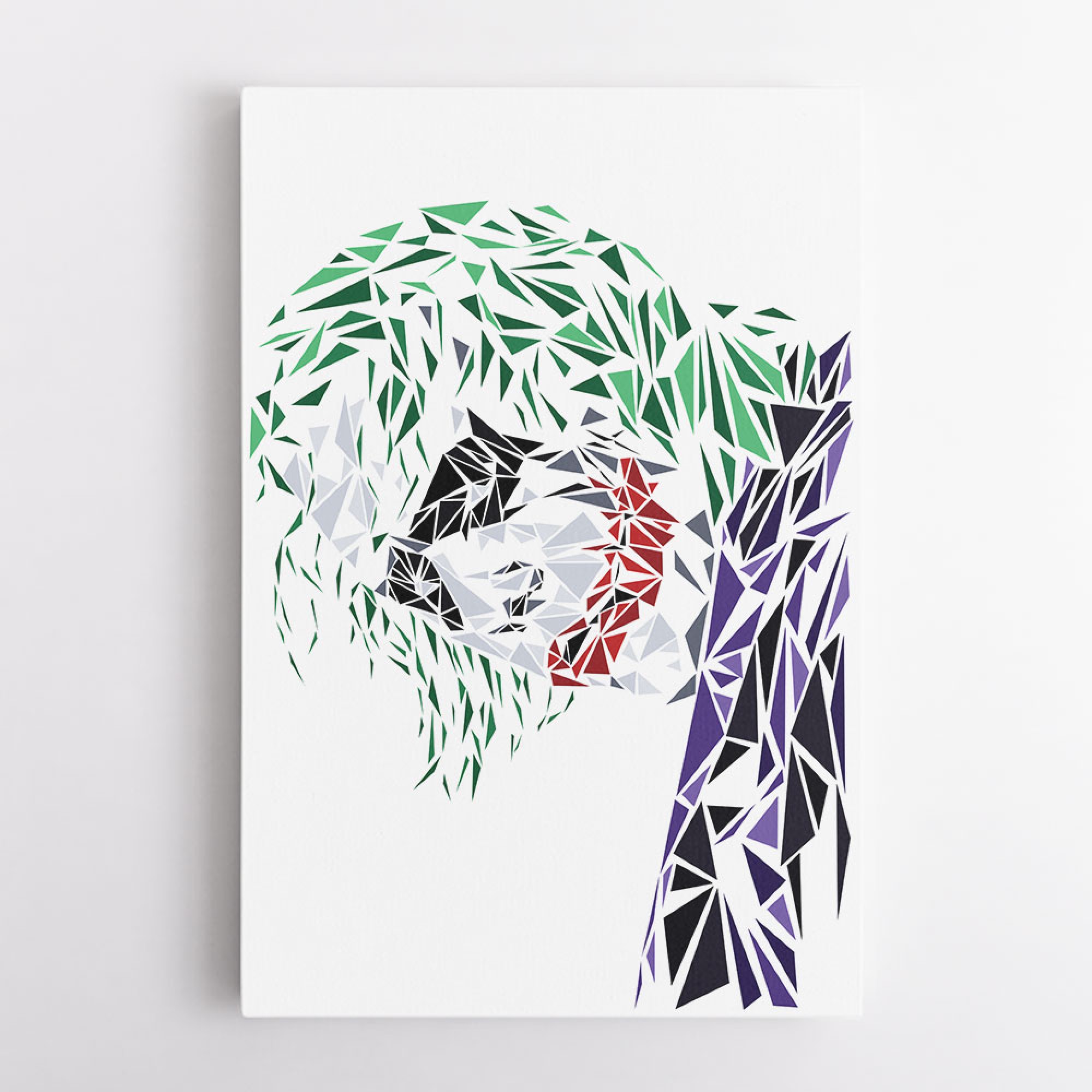 The Joker Abstract Wall Art