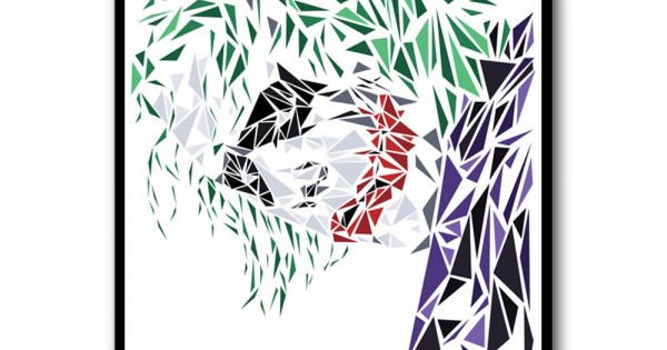 The Joker Abstract Wall Art