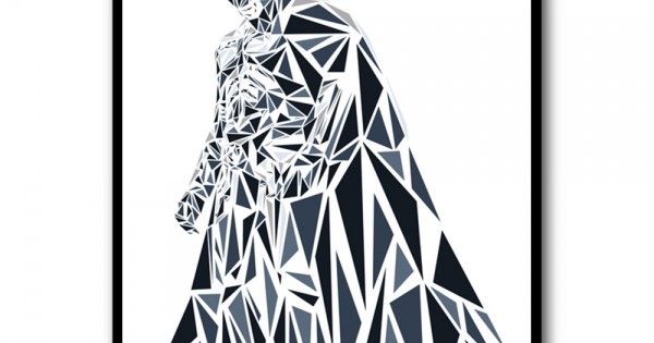 Batman Abstract Wall Art