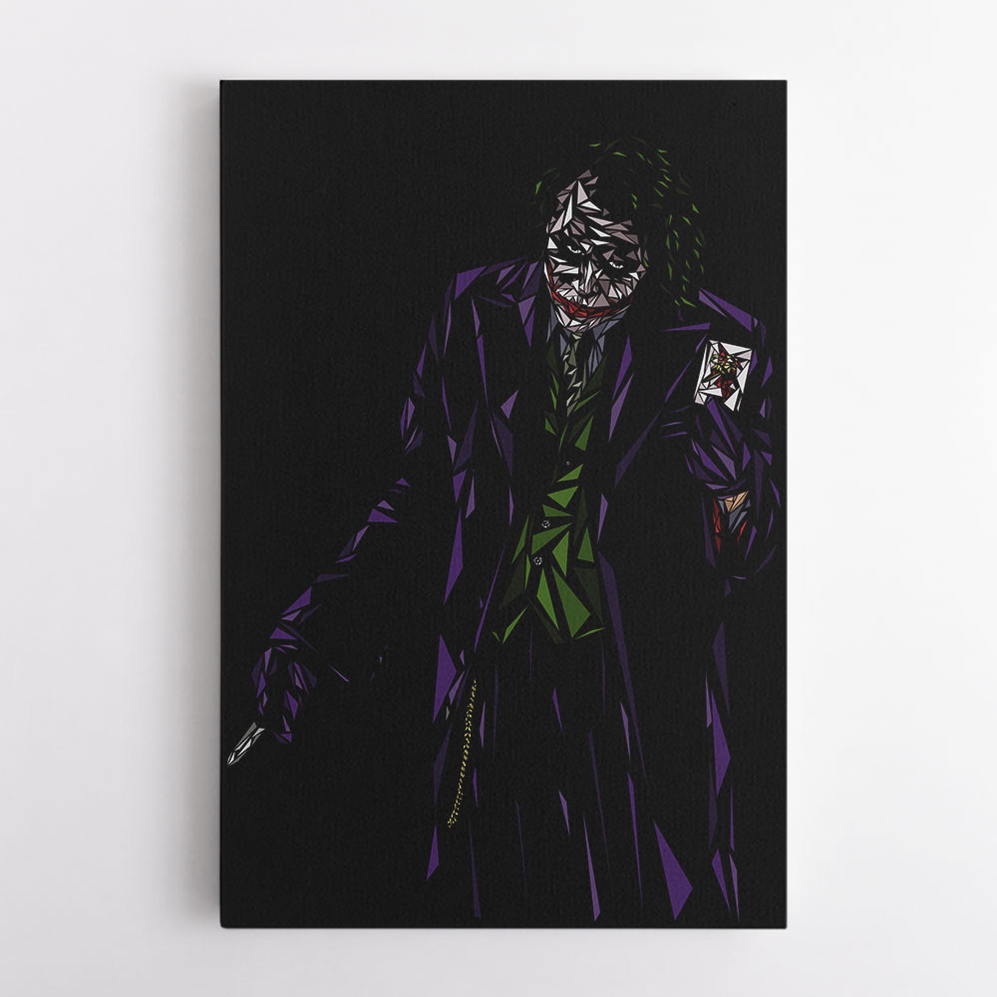 The Joker Abstract Wall Art