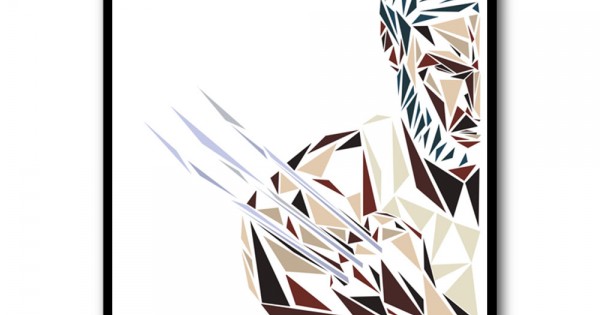 Wolverine Abstract Wall Art