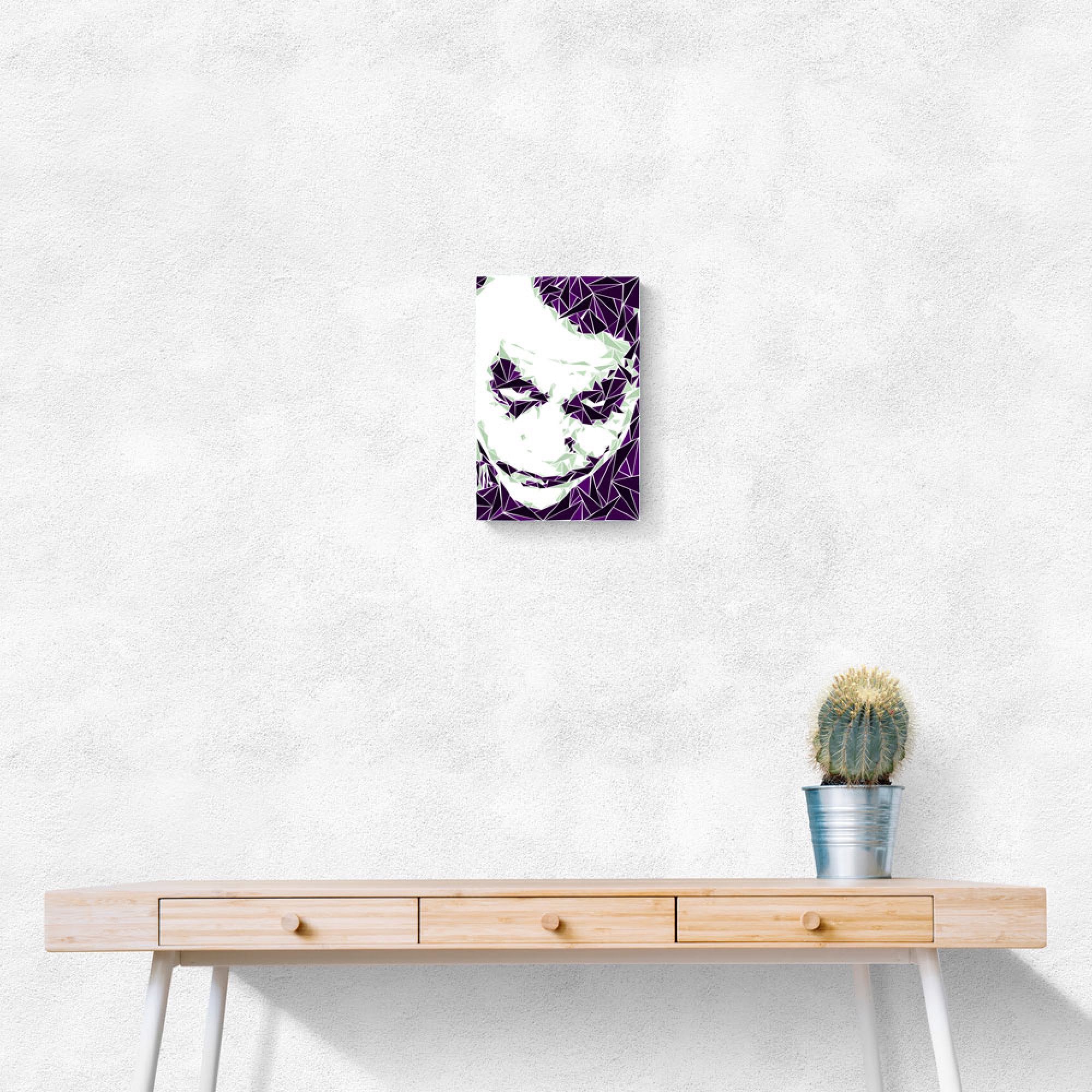 The Joker Abstract Wall Art
