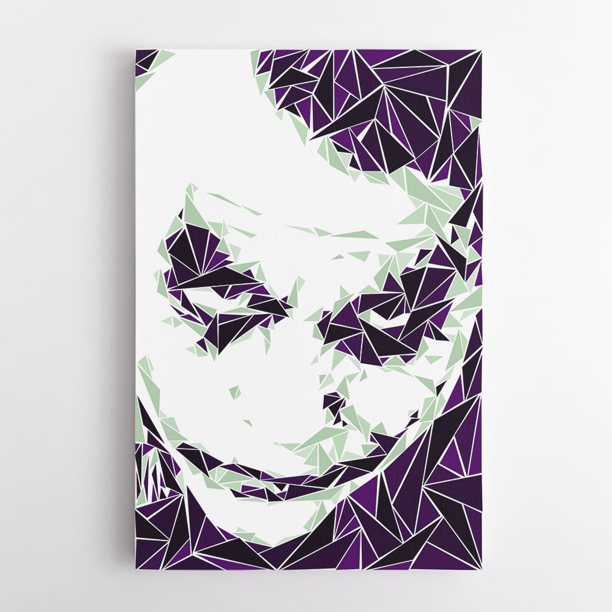 The Joker Abstract Wall Art