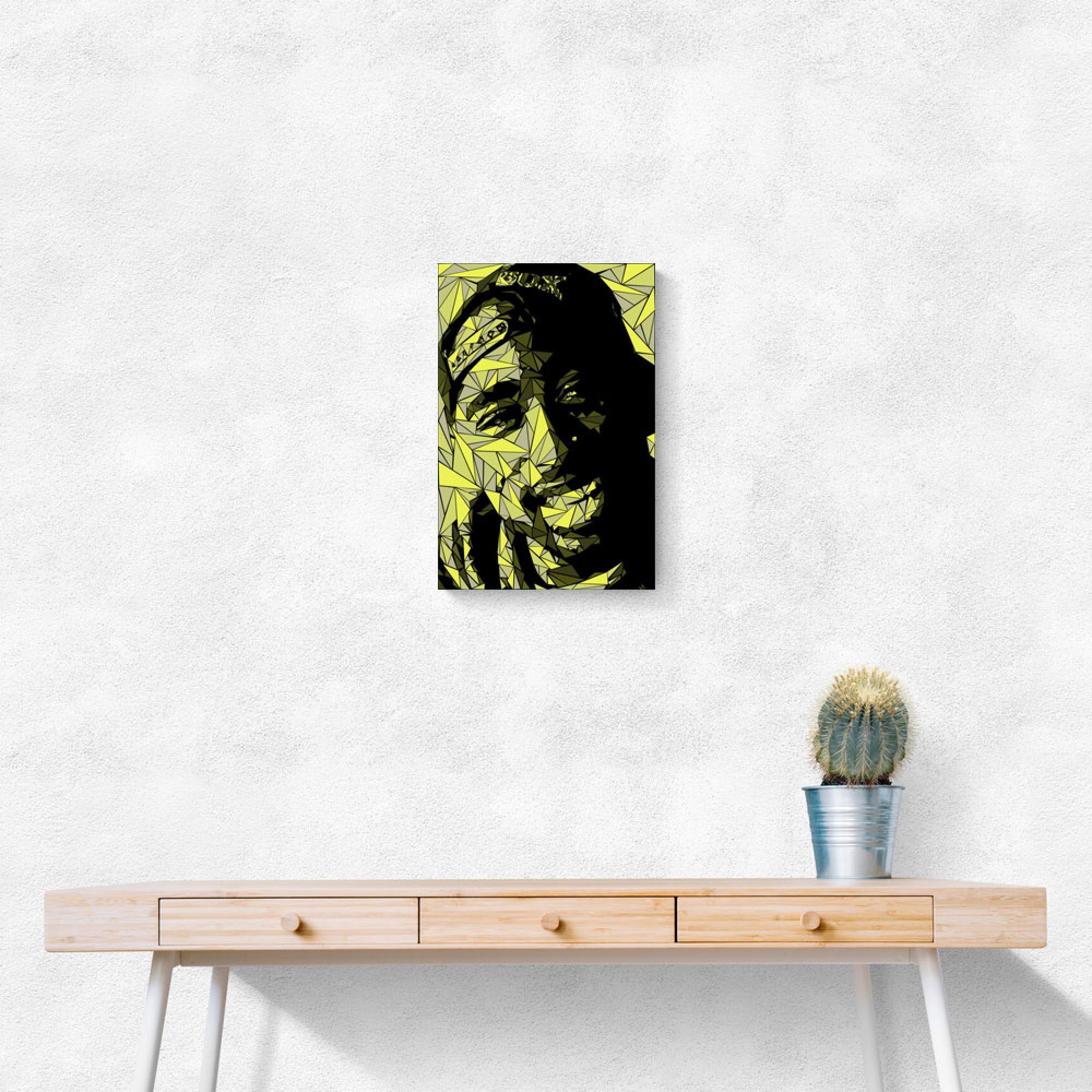 Tupac Abstract Wall Art