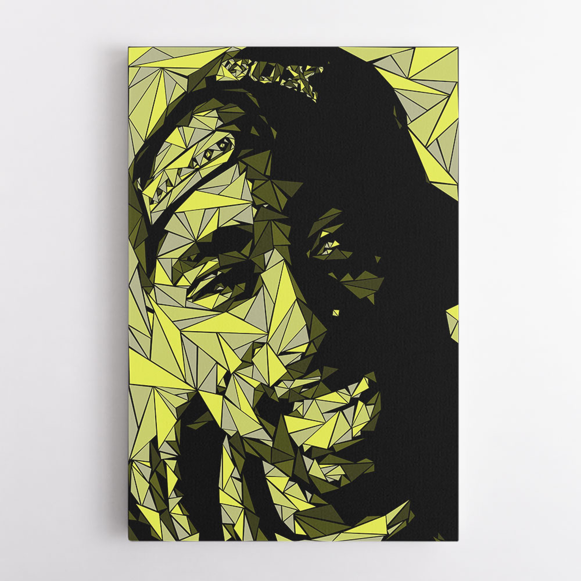 Tupac Abstract Wall Art