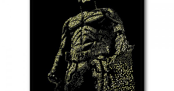 Batman Abstract Wall Art