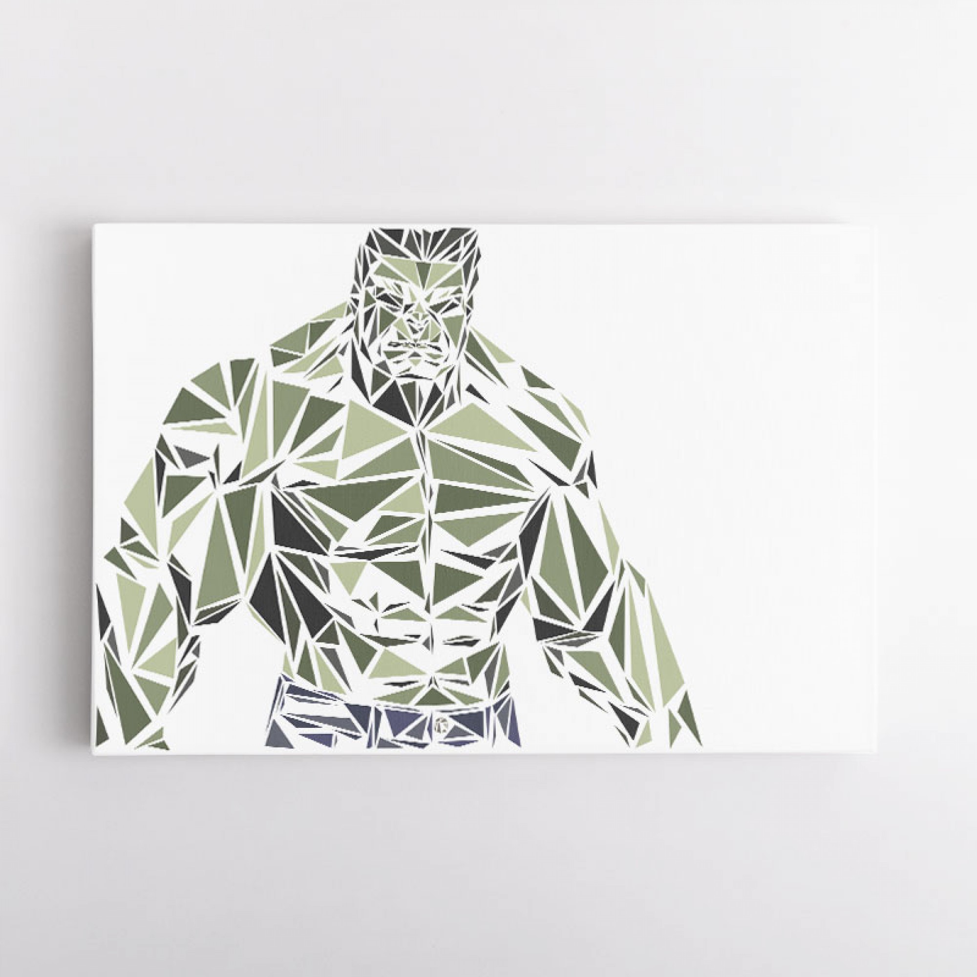 The Hulk Abstract Wall Art