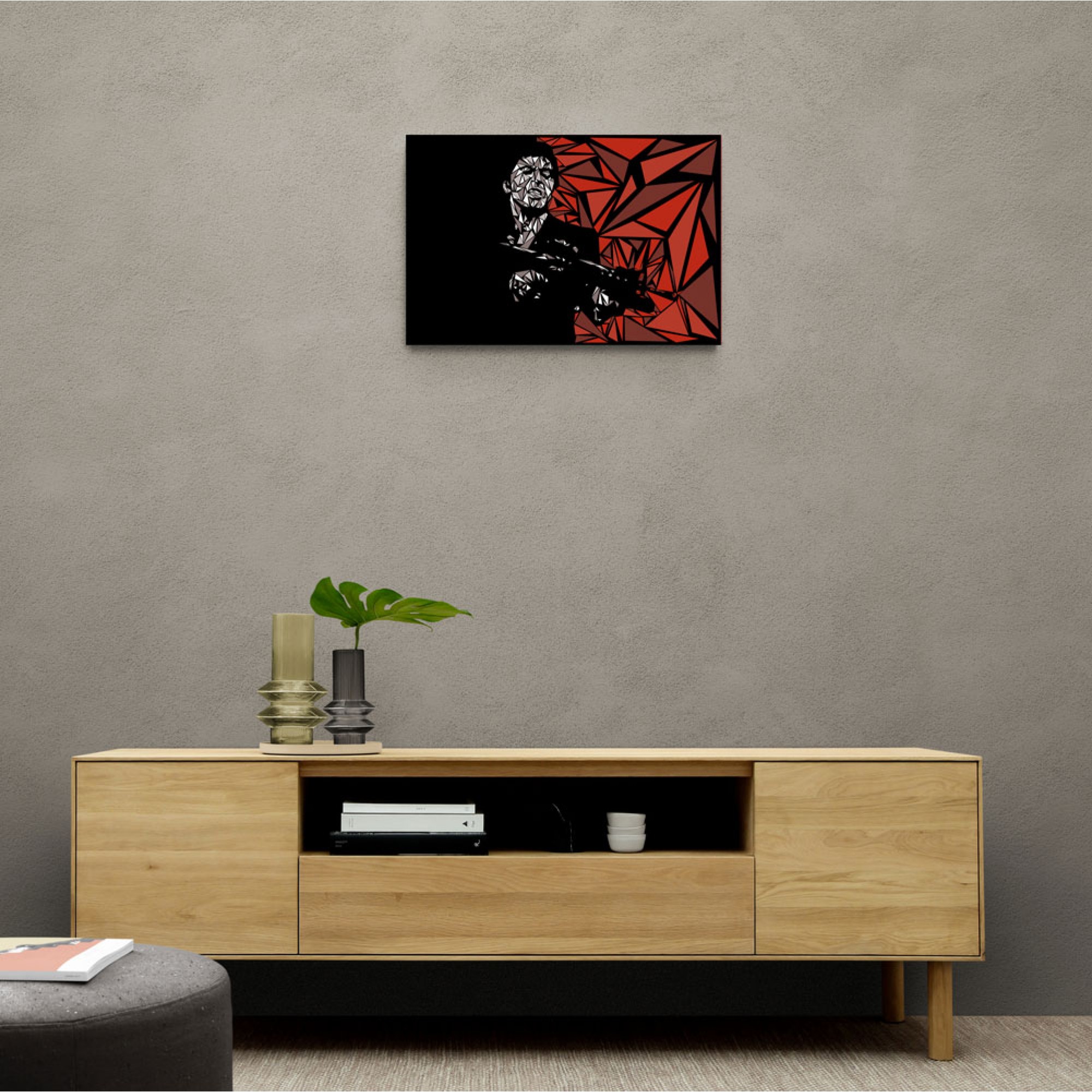 Scarface Abstract Wall Art