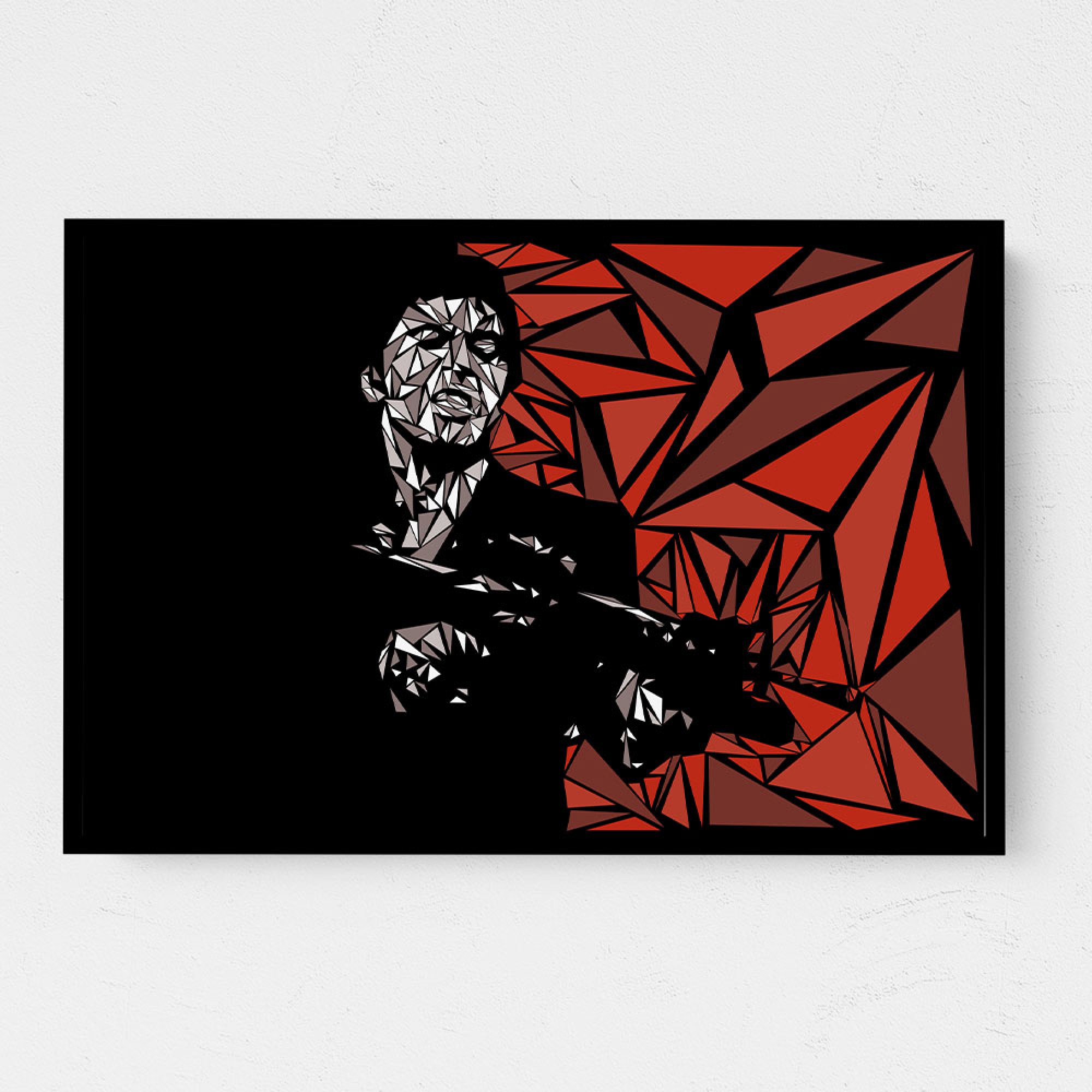 Scarface Abstract Wall Art