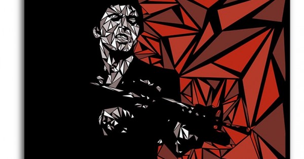 Scarface Abstract Wall Art