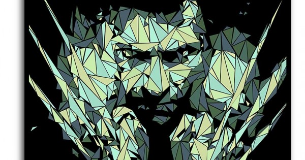 Wolverine Abstract Wall Art