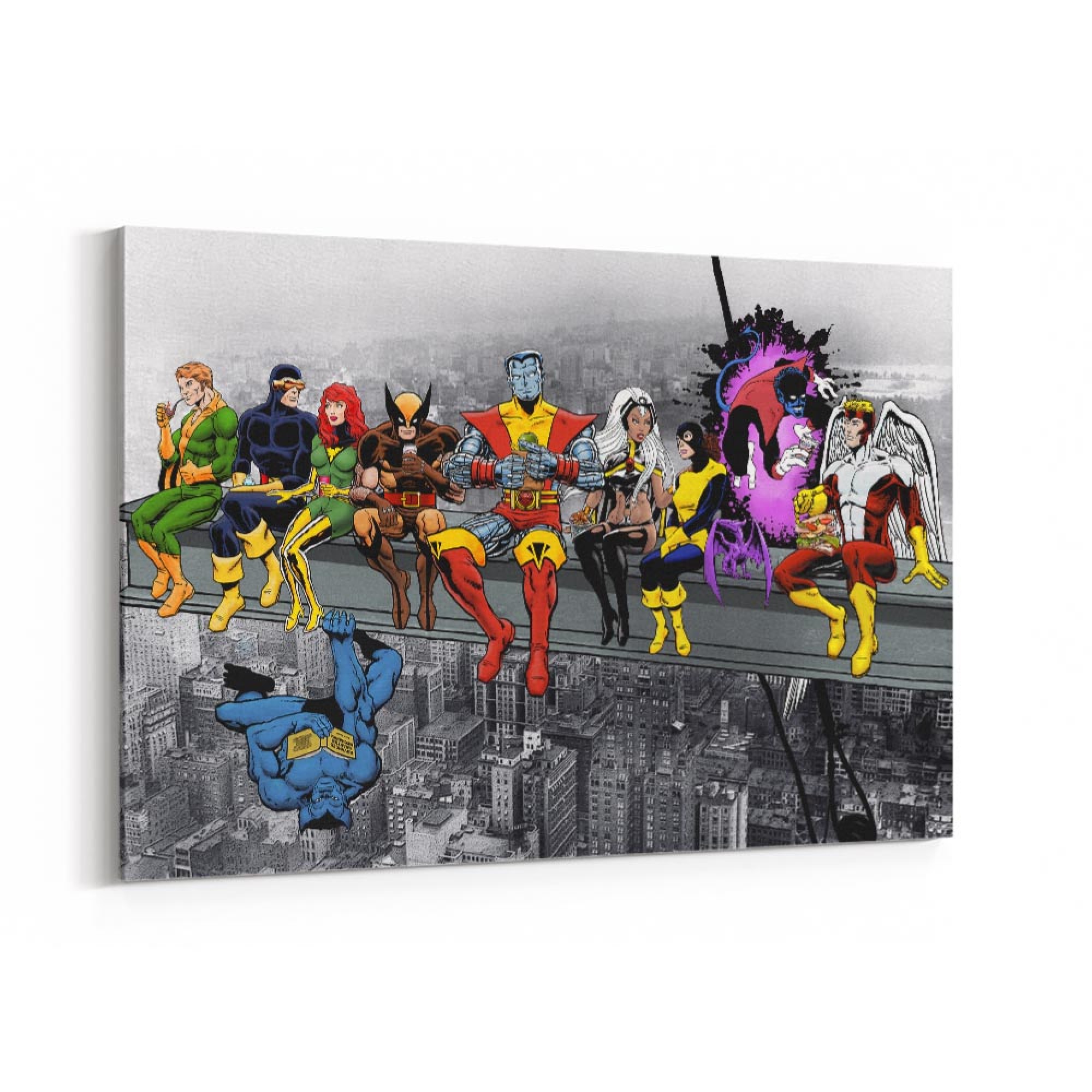 Marvel X-Men Lunch Atop A Skyscraper Wall Art