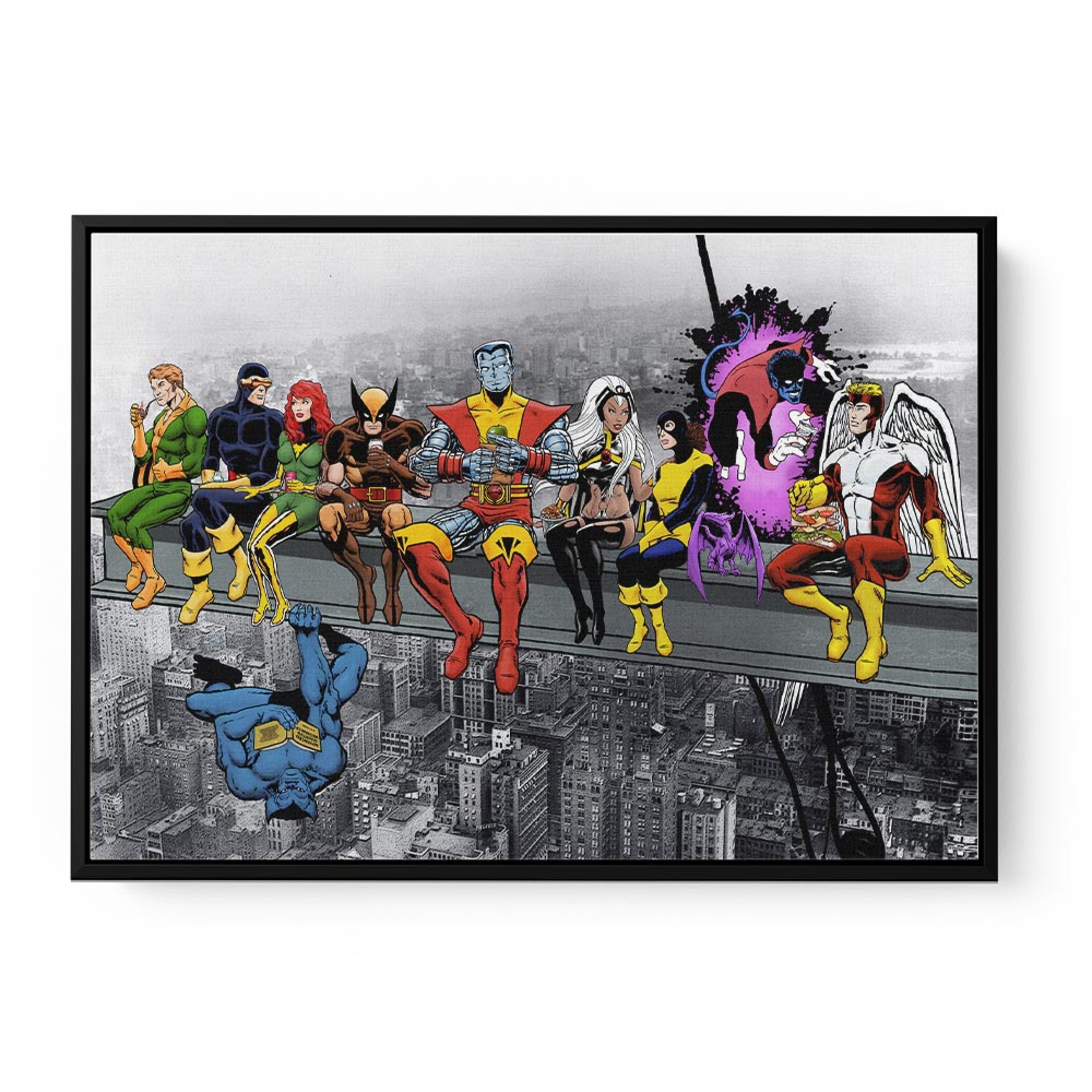 Marvel X-Men Lunch Atop A Skyscraper Wall Art