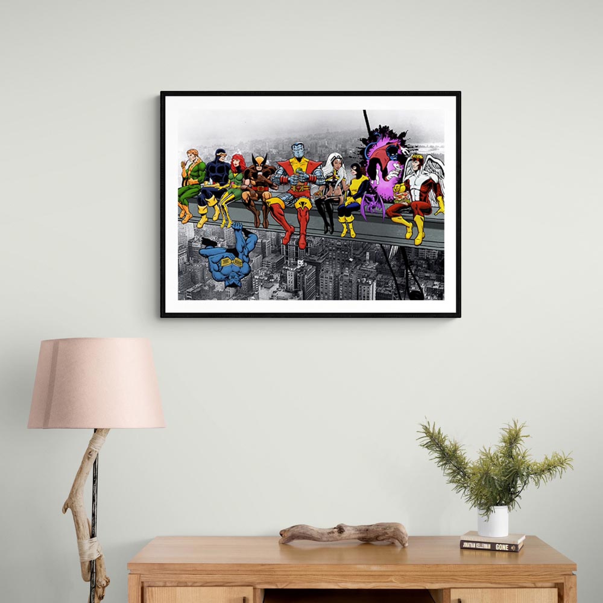 Marvel X-Men Lunch Atop A Skyscraper Wall Art
