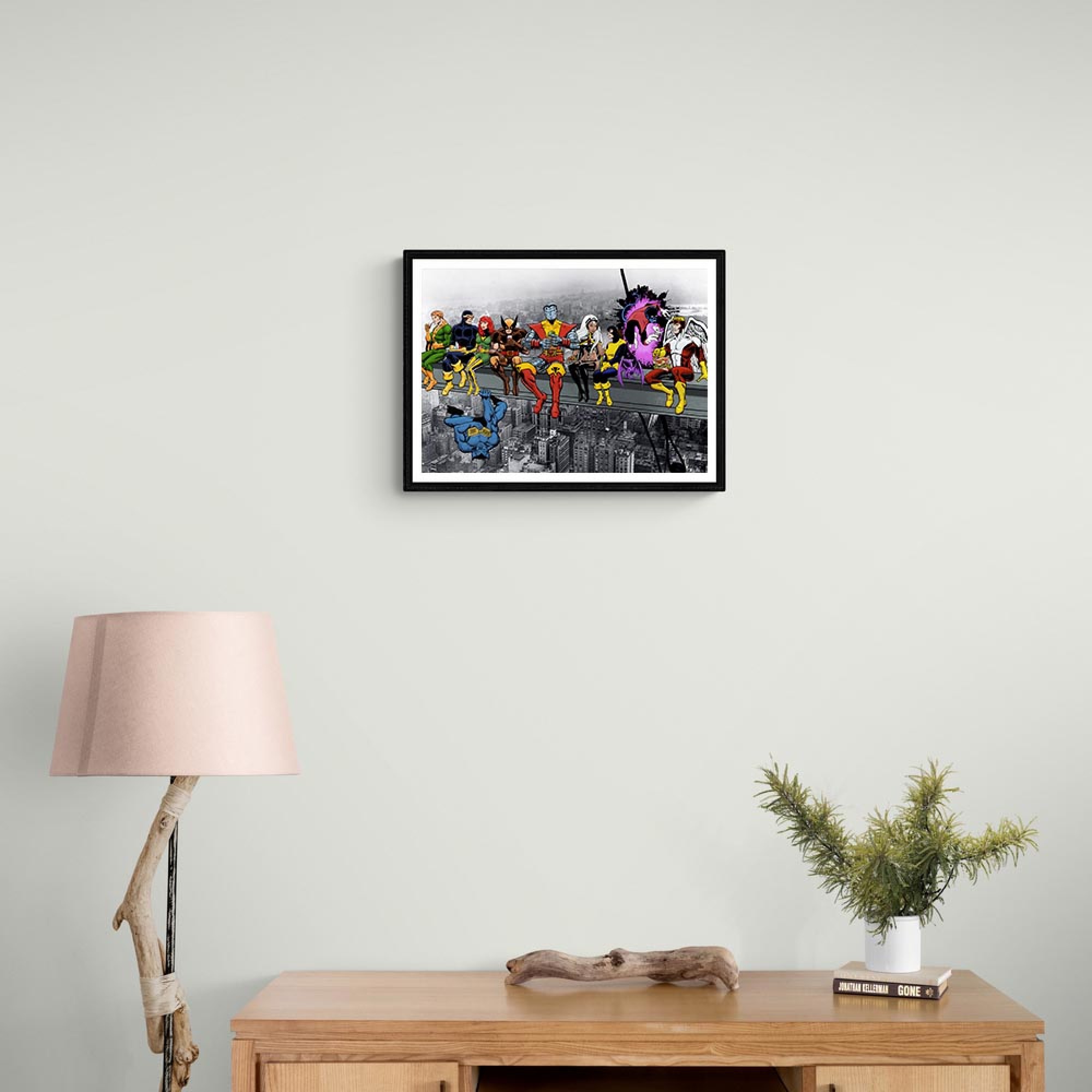 Marvel X-Men Lunch Atop A Skyscraper Wall Art
