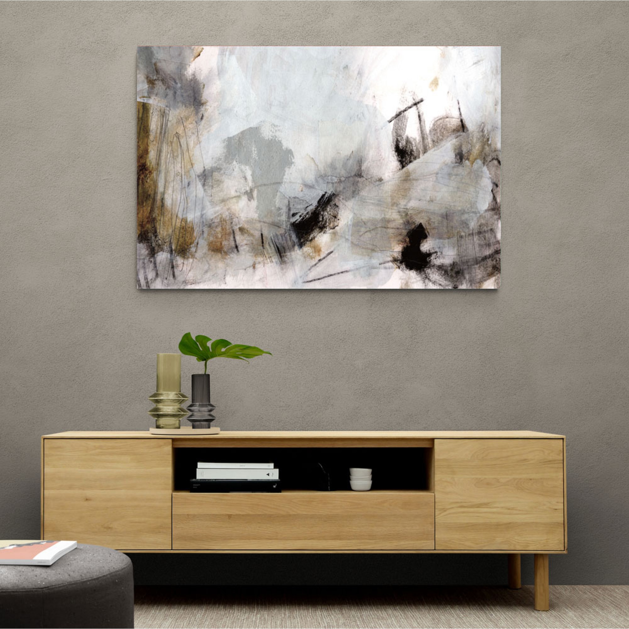 The Past Abstract Wall Art