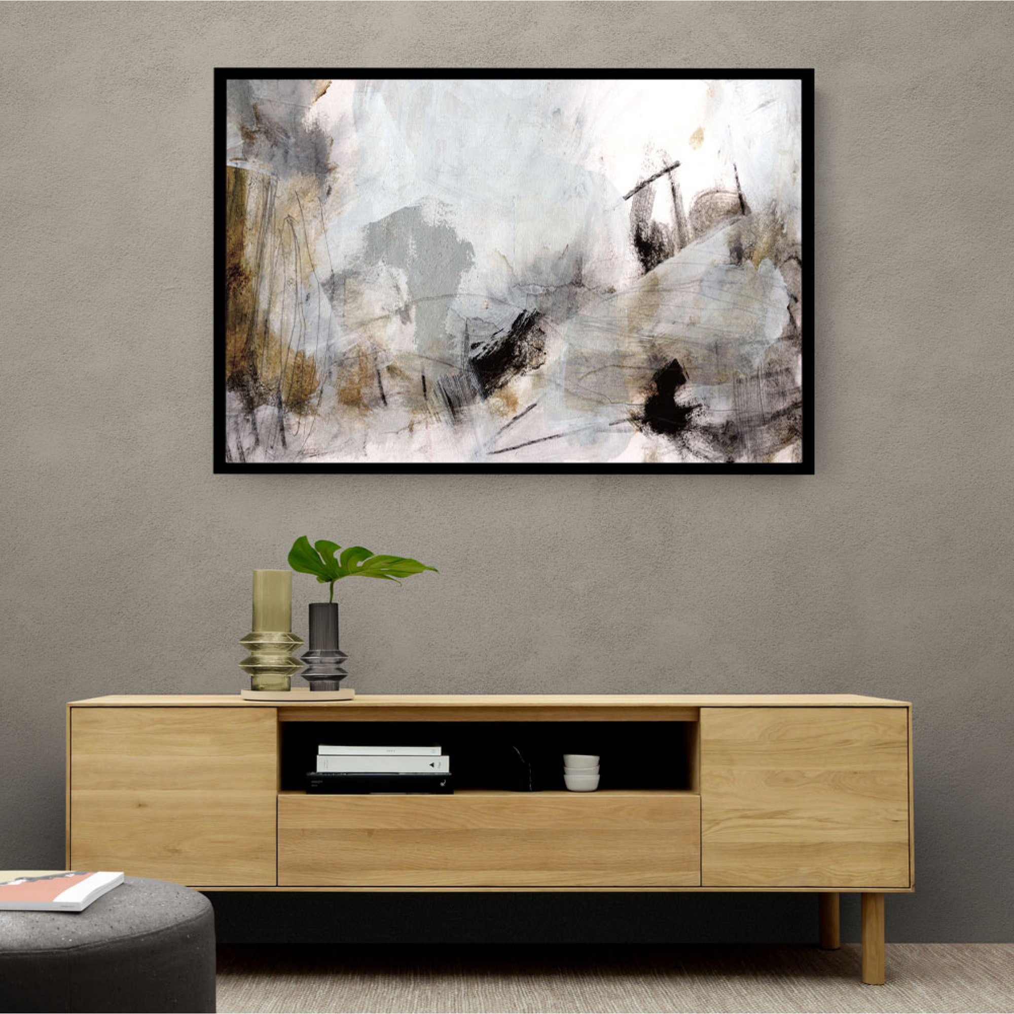 The Past Abstract Wall Art