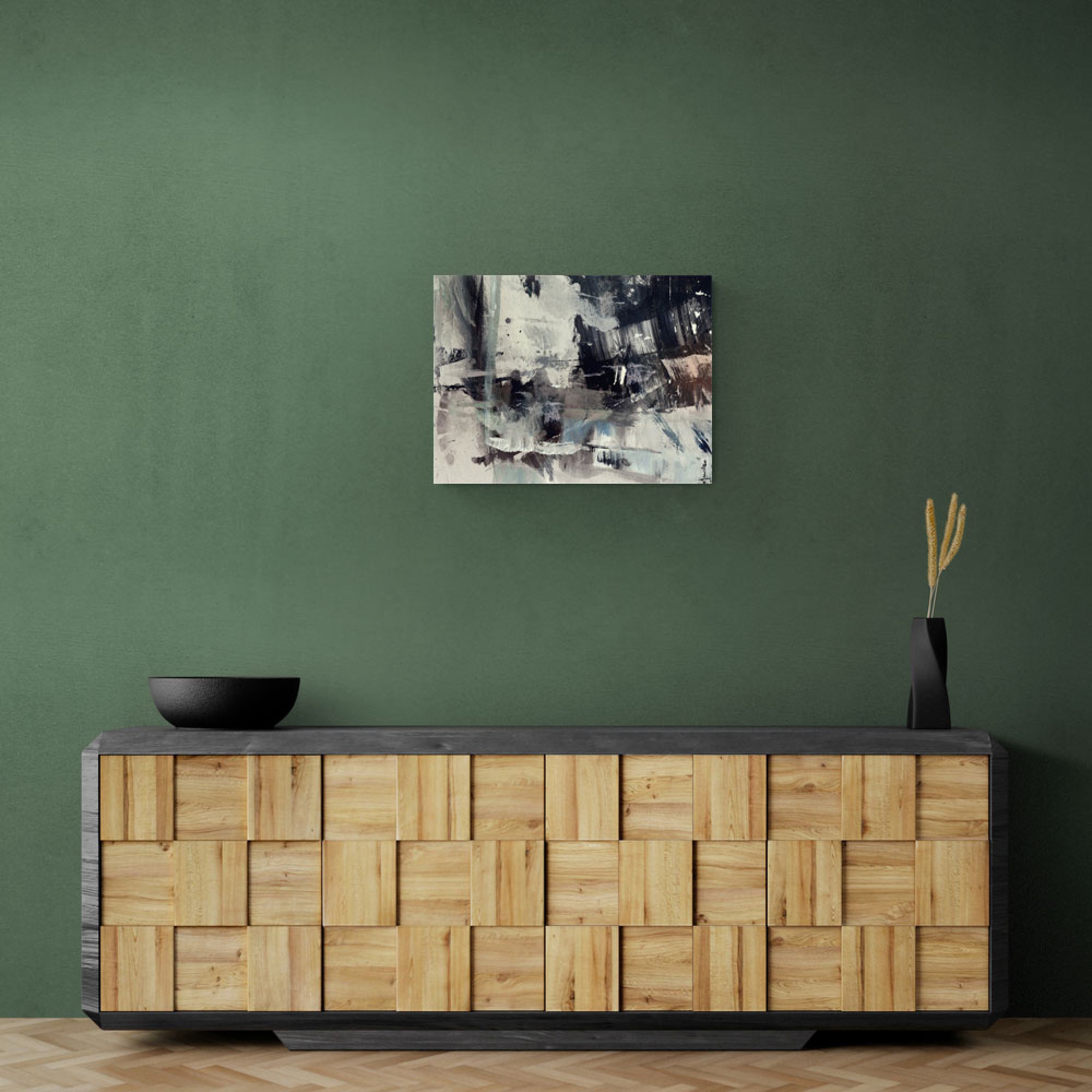 Crowded Abstract Wall Art
