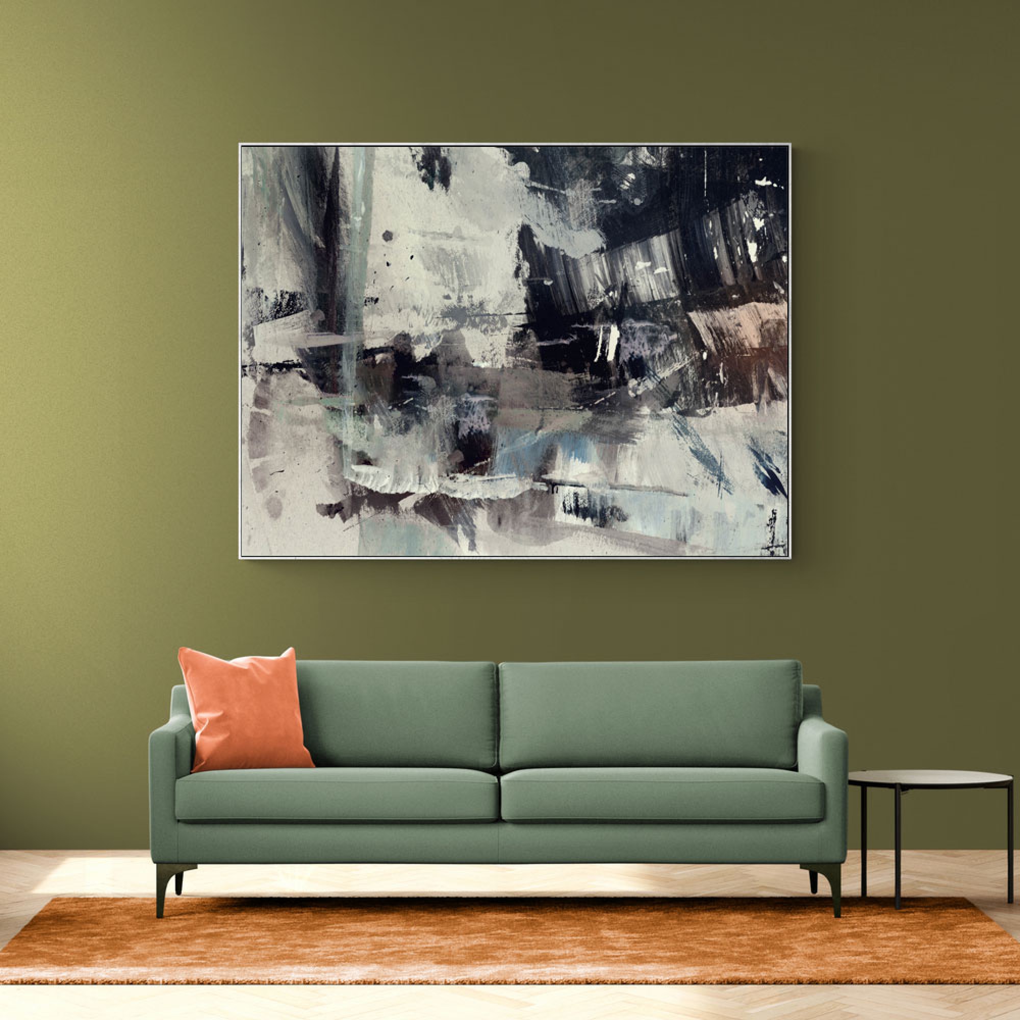 Crowded Abstract Wall Art