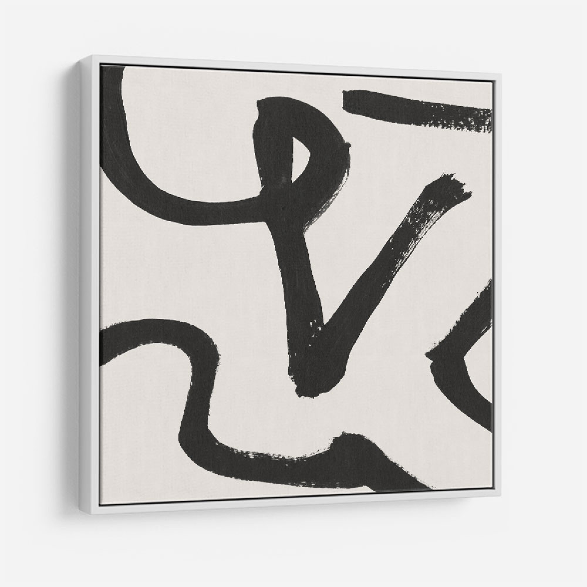 Curvy Lines Abstract Wall Art