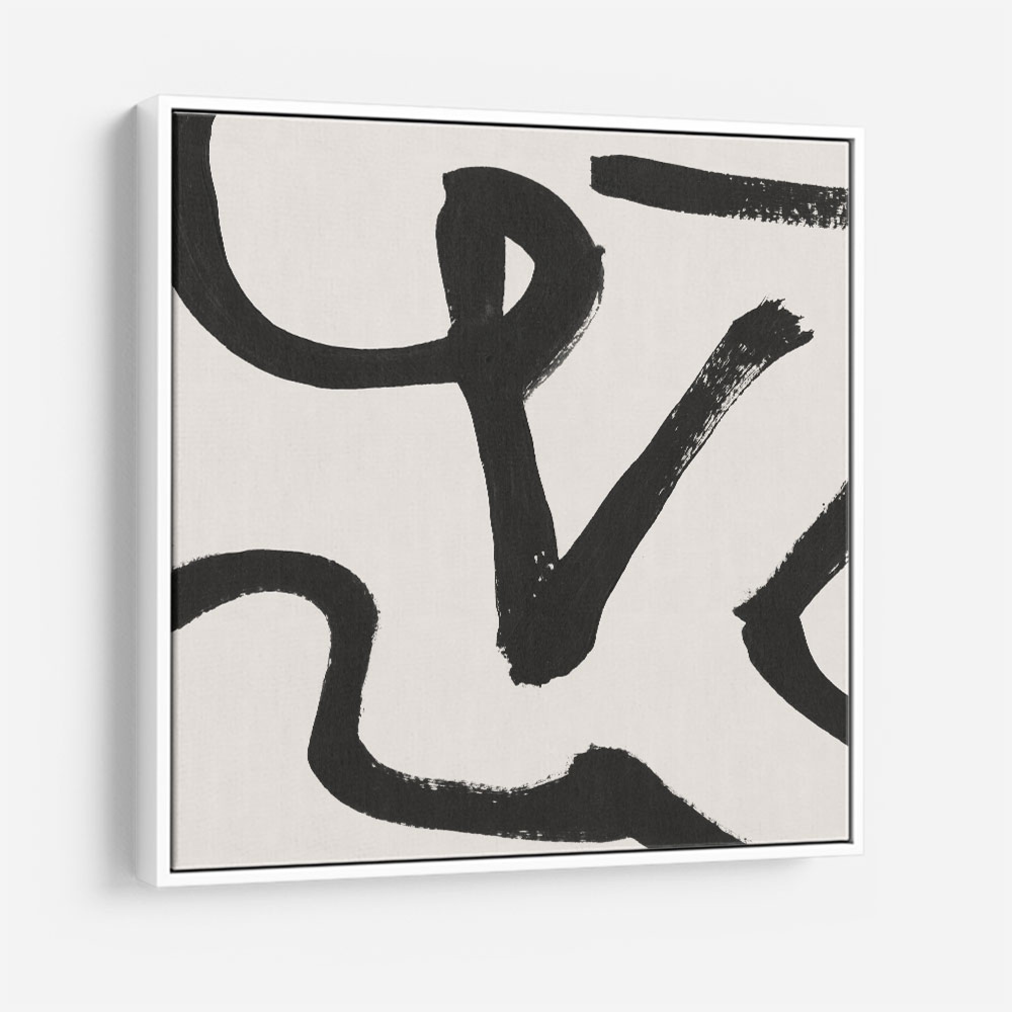 Curvy Lines Abstract Wall Art