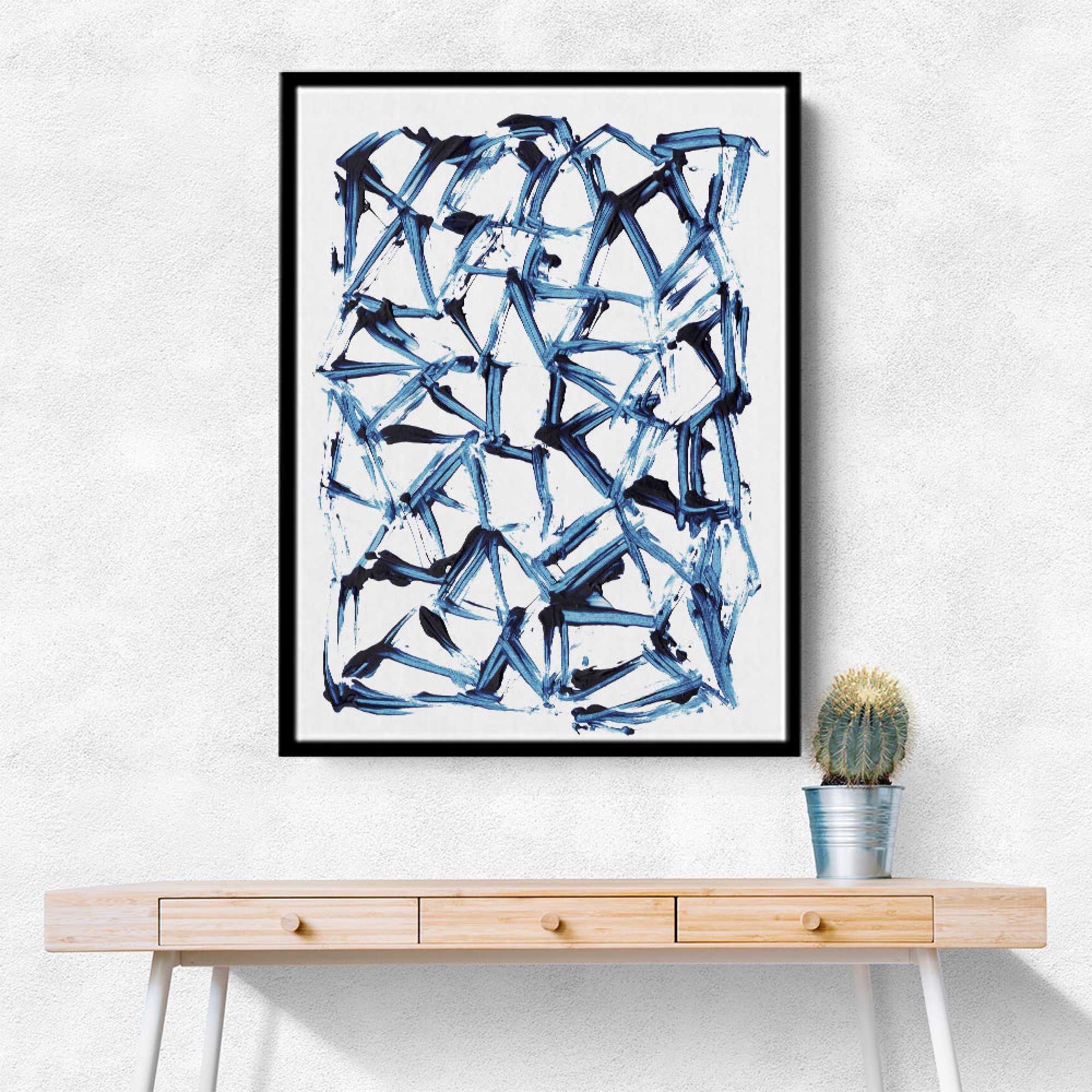 Minimal Shapes Abstract Wall Art