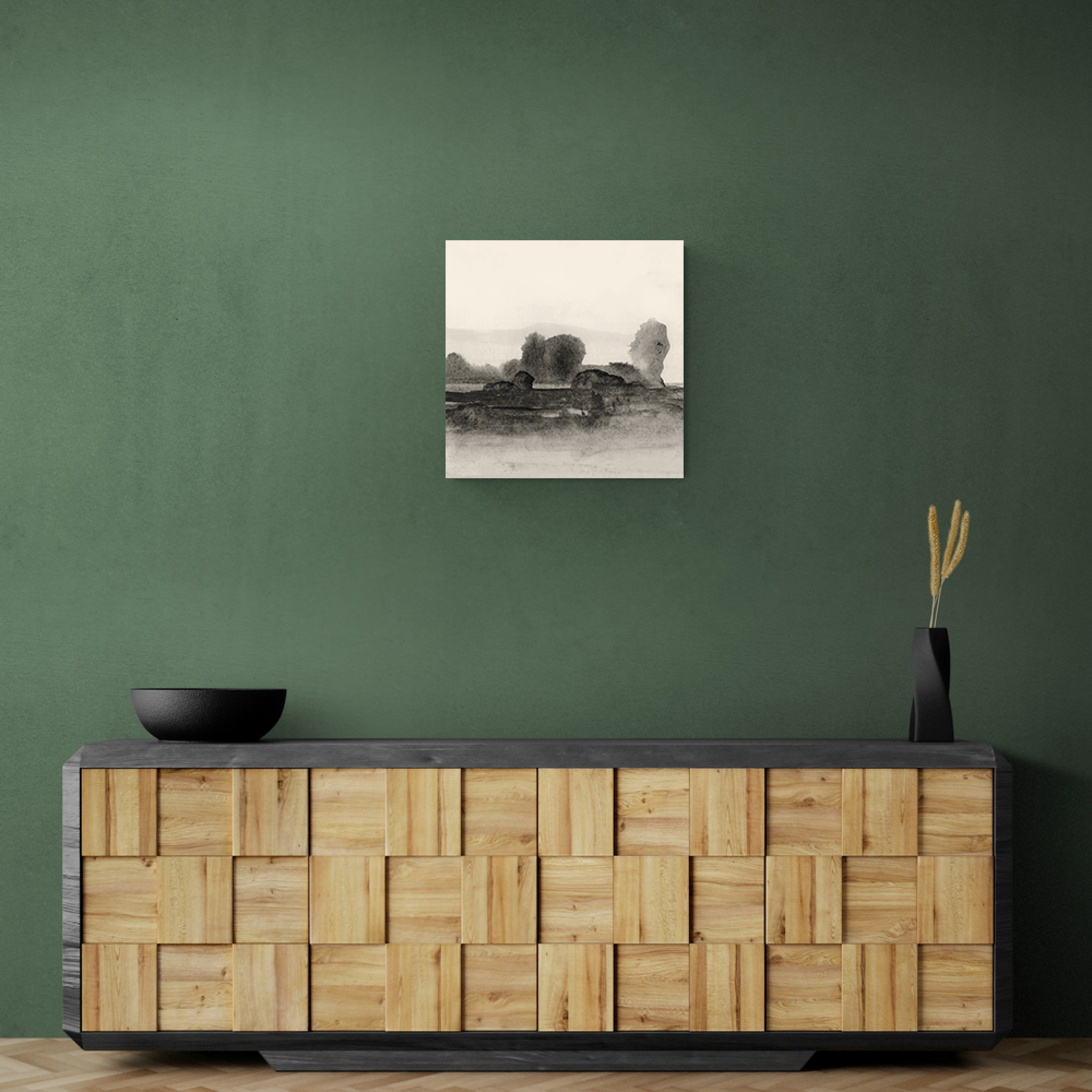 Land 2 Abstract Wall Art