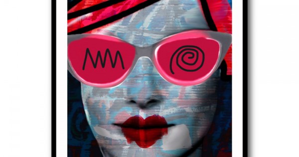 Cardboard Girl Wall Art