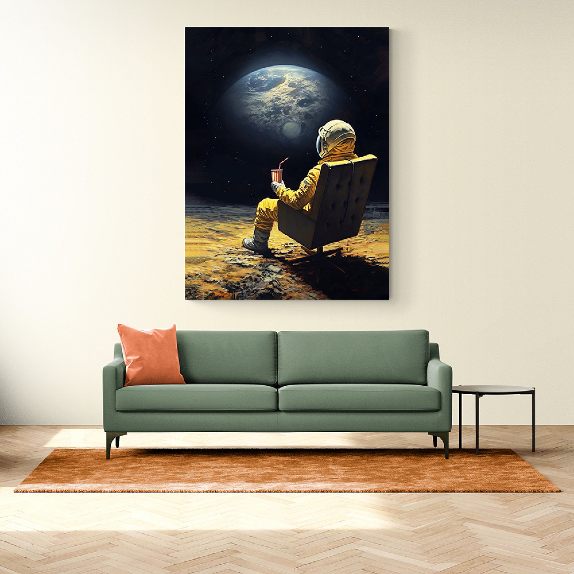 Moon Break Wall Art
