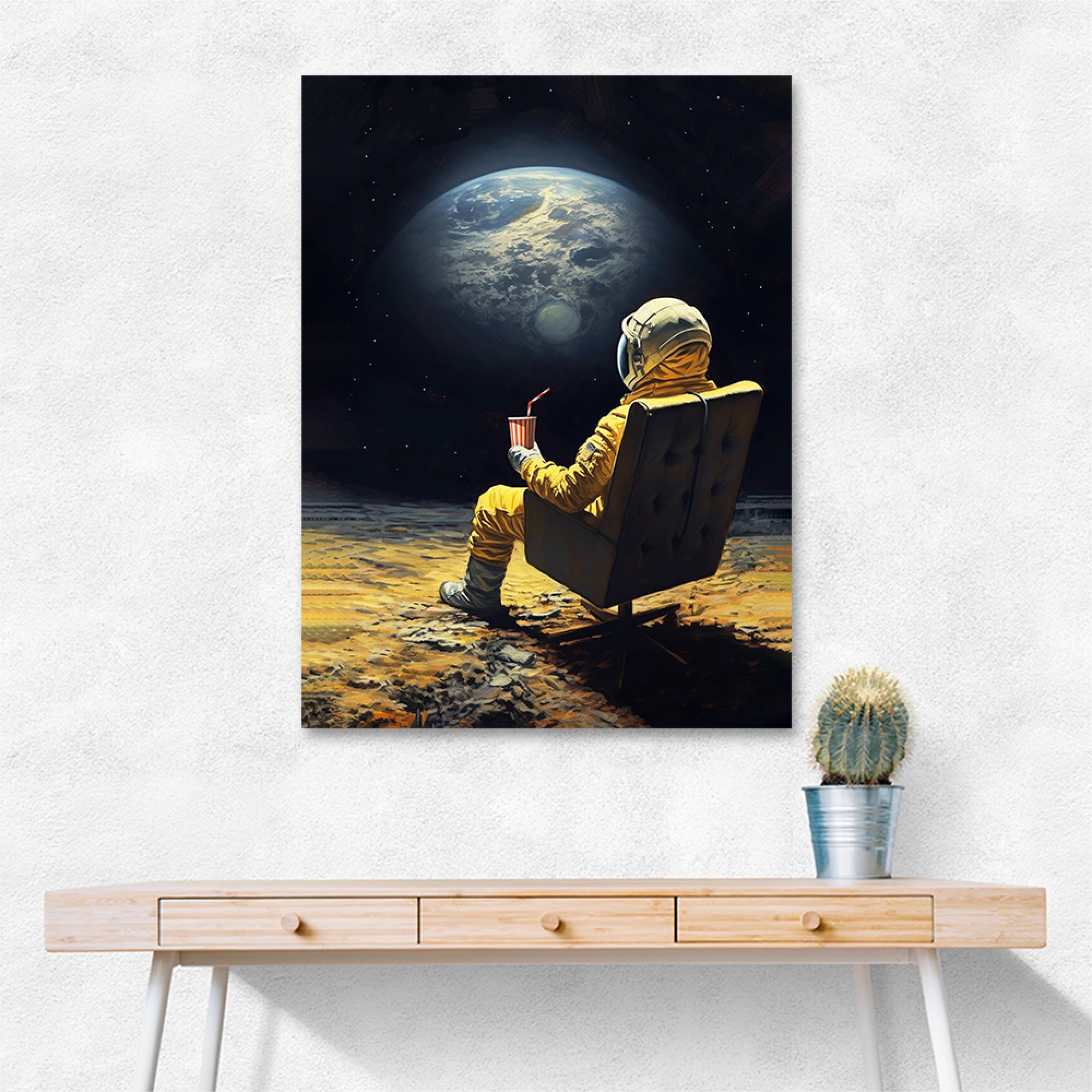 Moon Break Wall Art