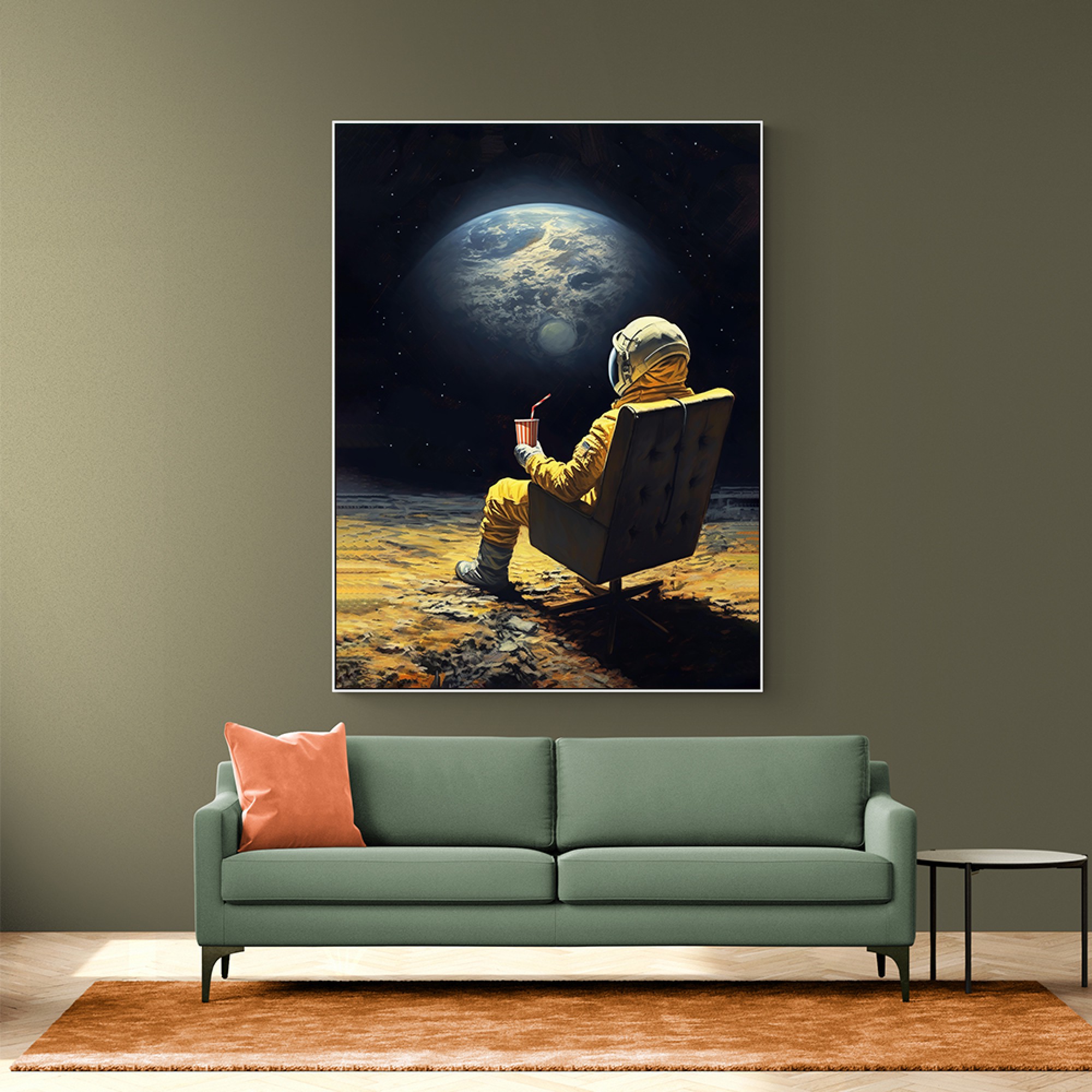 Moon Break Wall Art