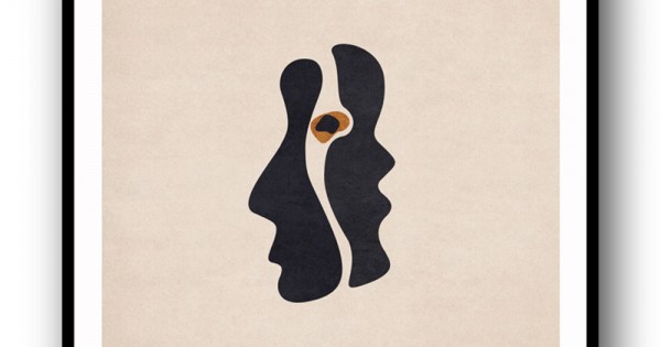 Double Face Wall Art