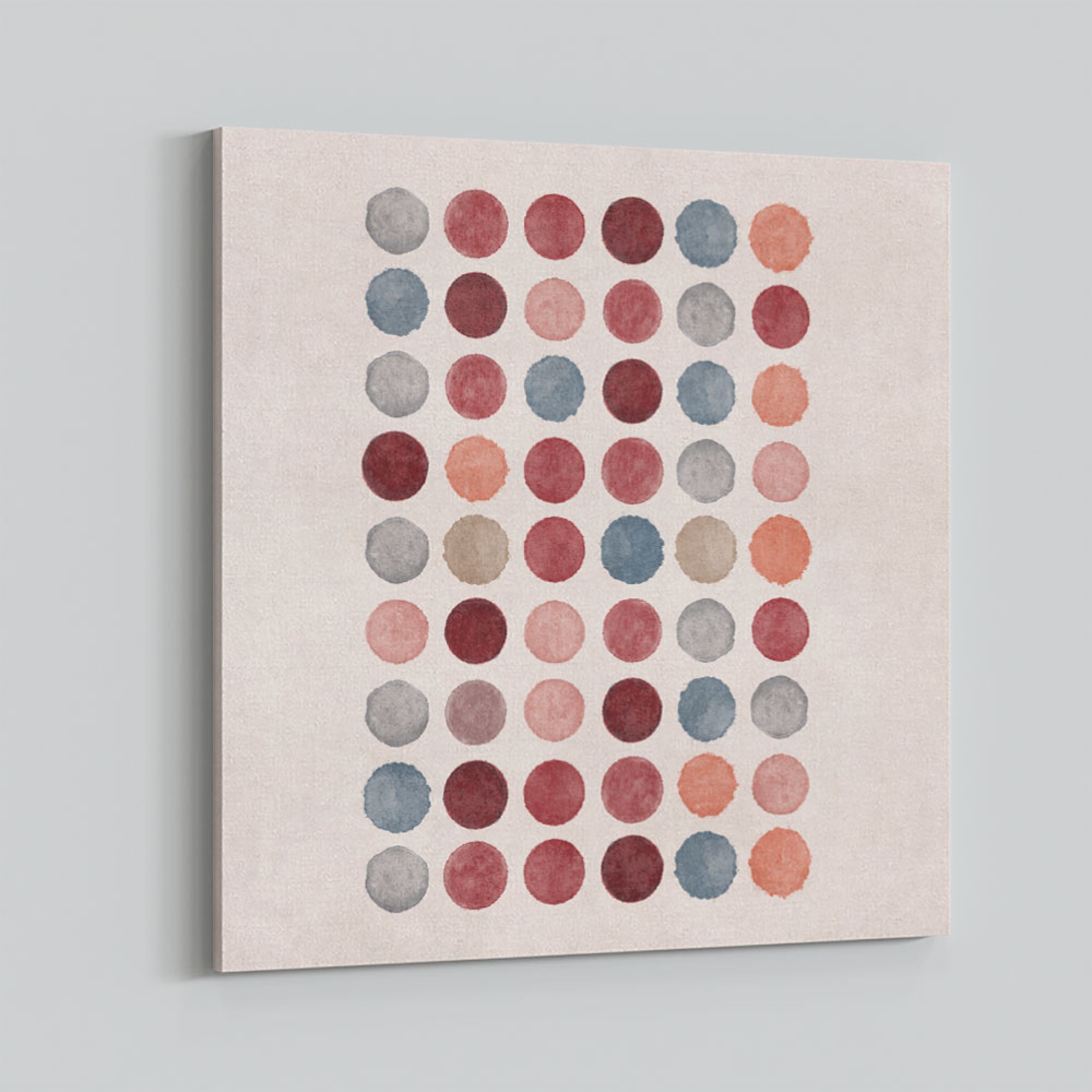 Watercolor Dots Wall Art