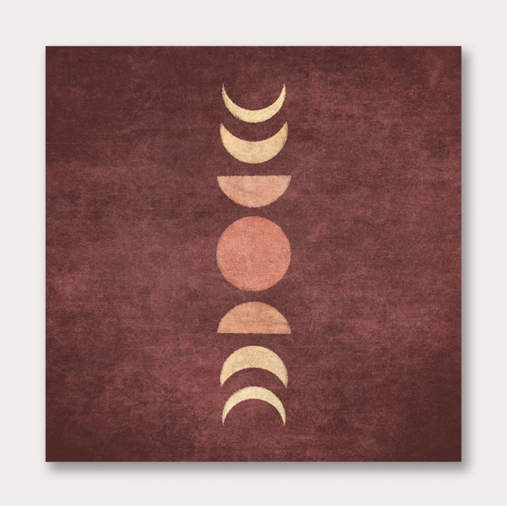 Boho Moon Phases Wall Art