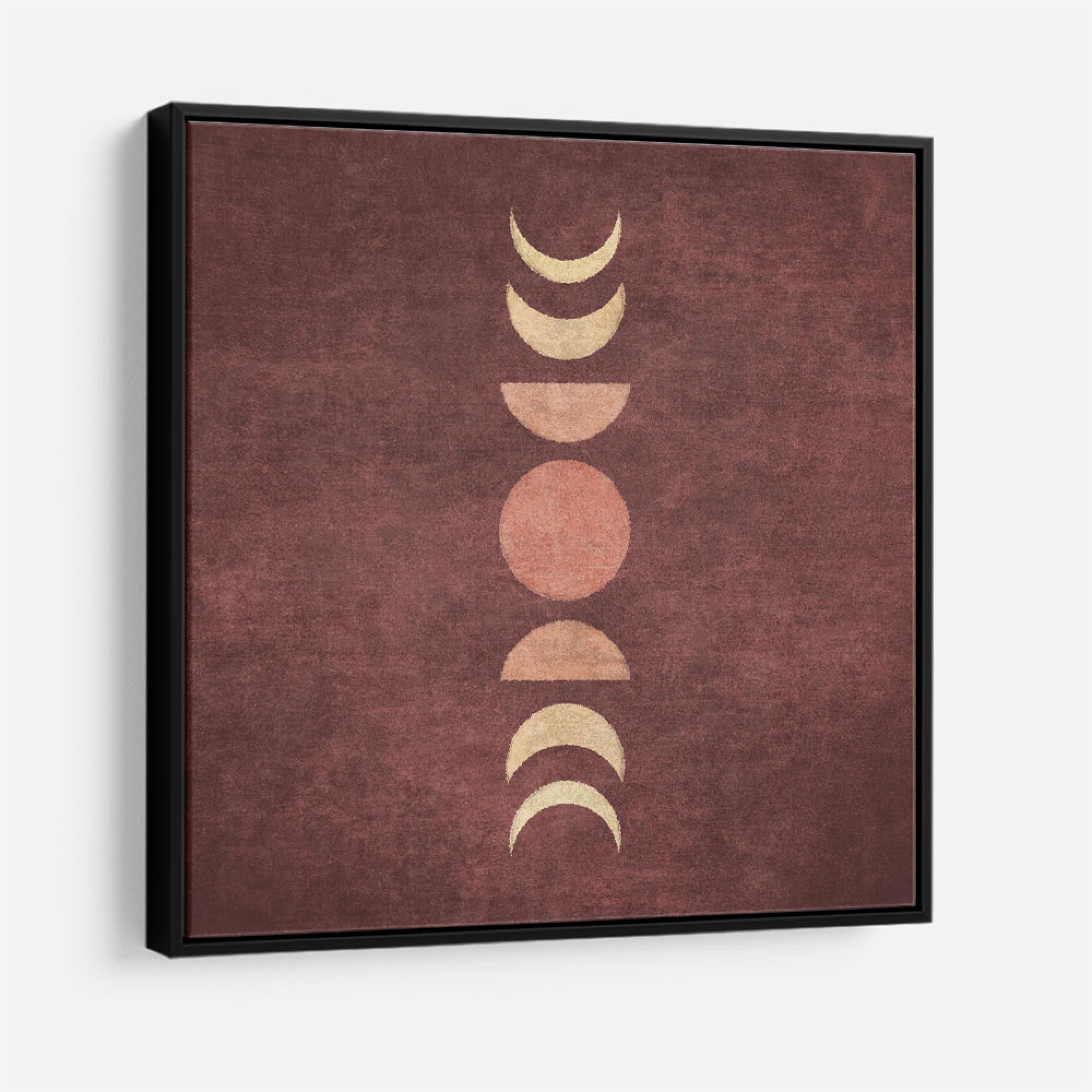 Boho Moon Phases Wall Art