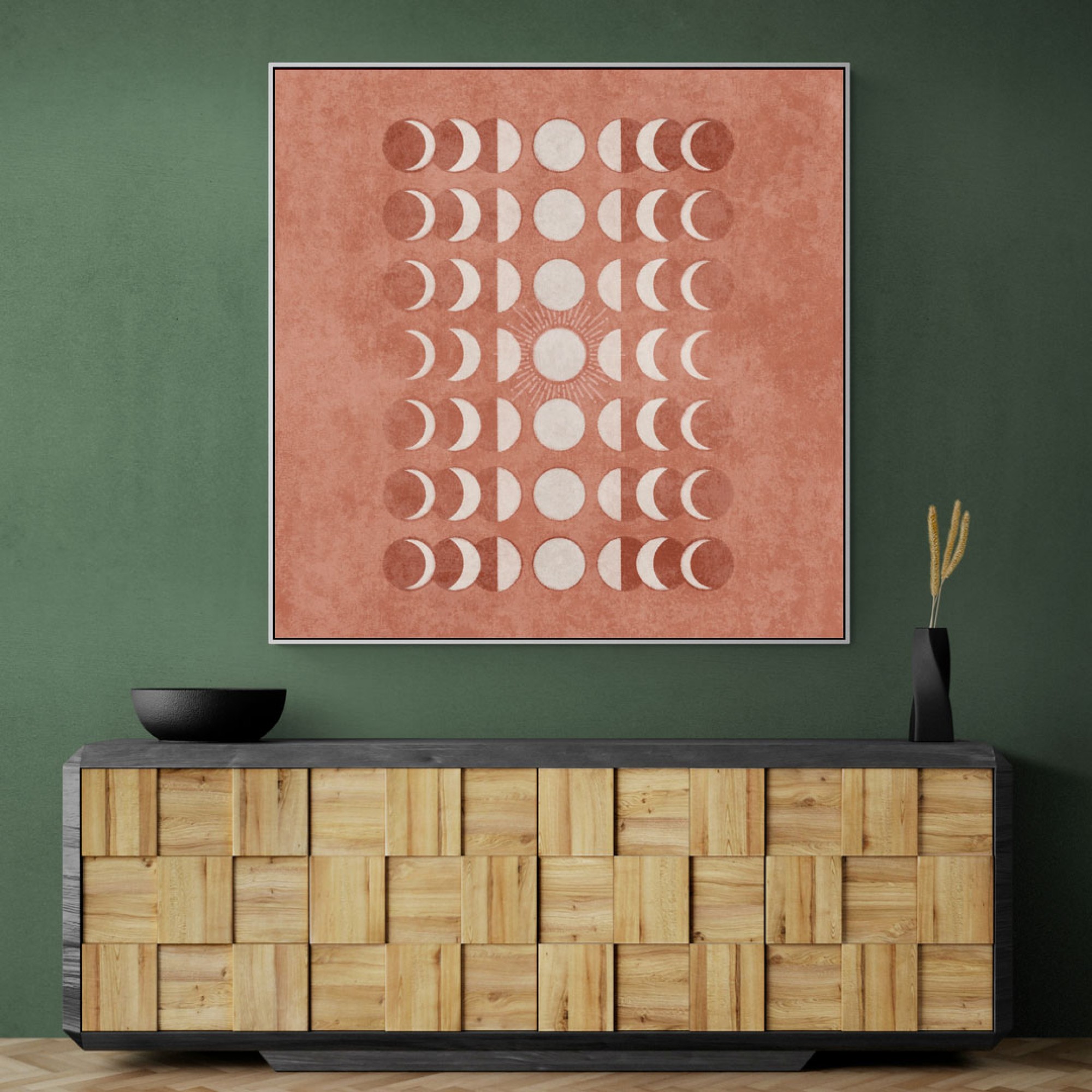 Straw Moons Phases Wall Art