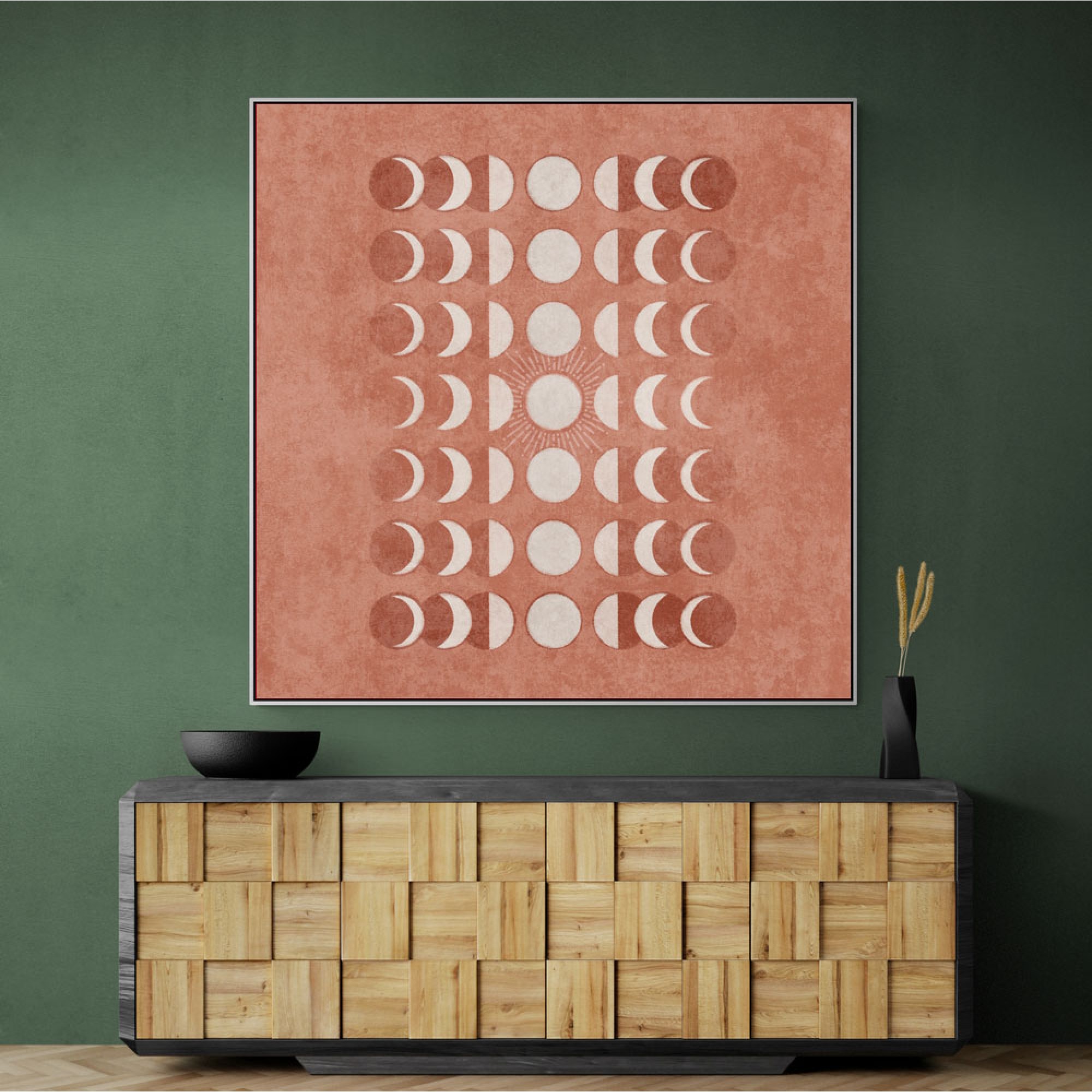 Straw Moons Phases Wall Art