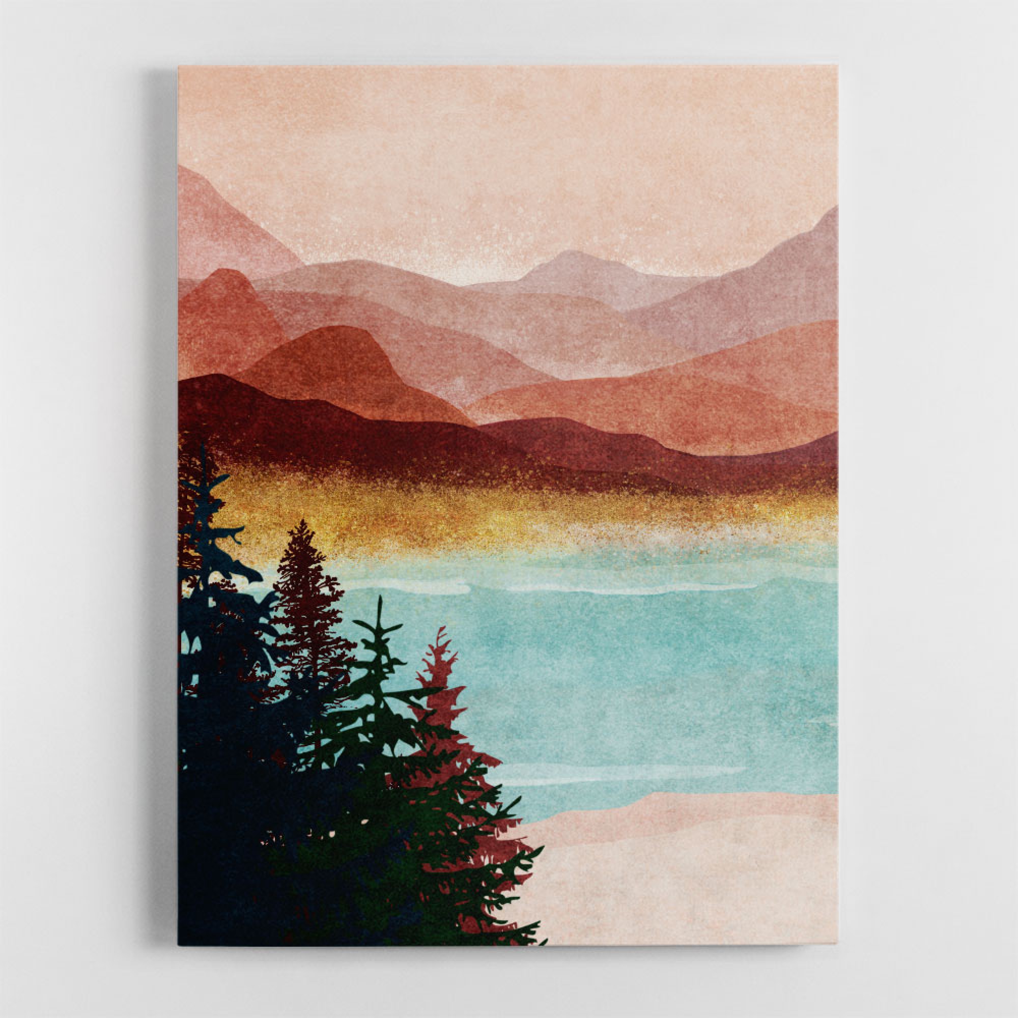 Lake Left Wall Art
